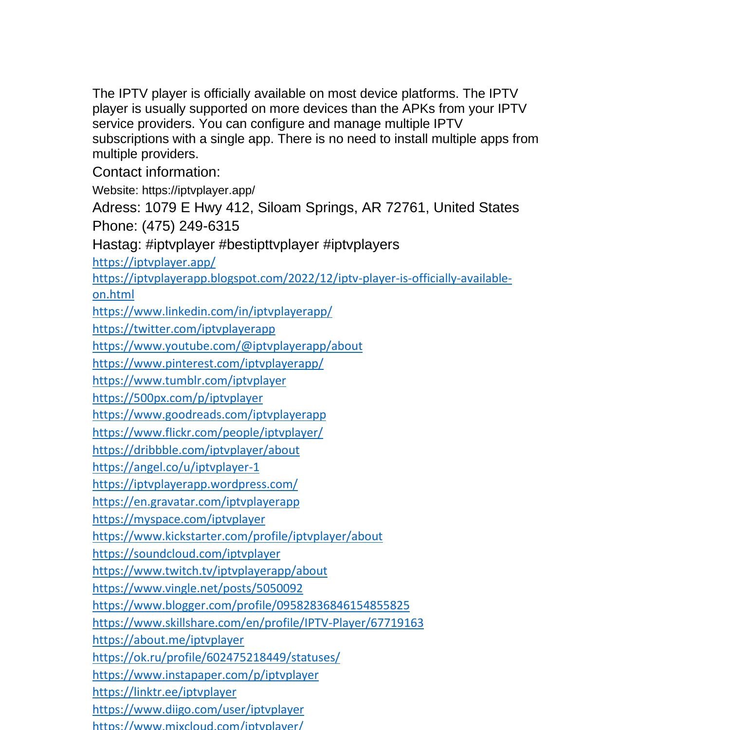 IPTV Player.docx | DocDroid