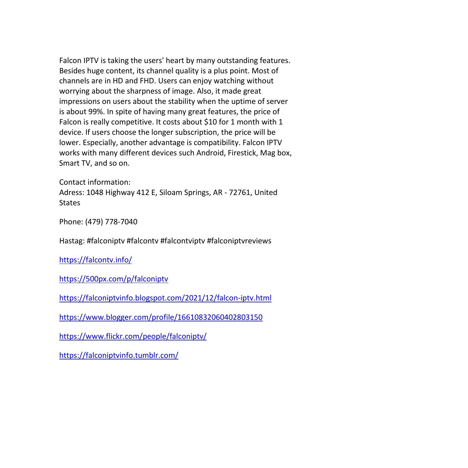 Falcon IPTV.docx | DocDroid
