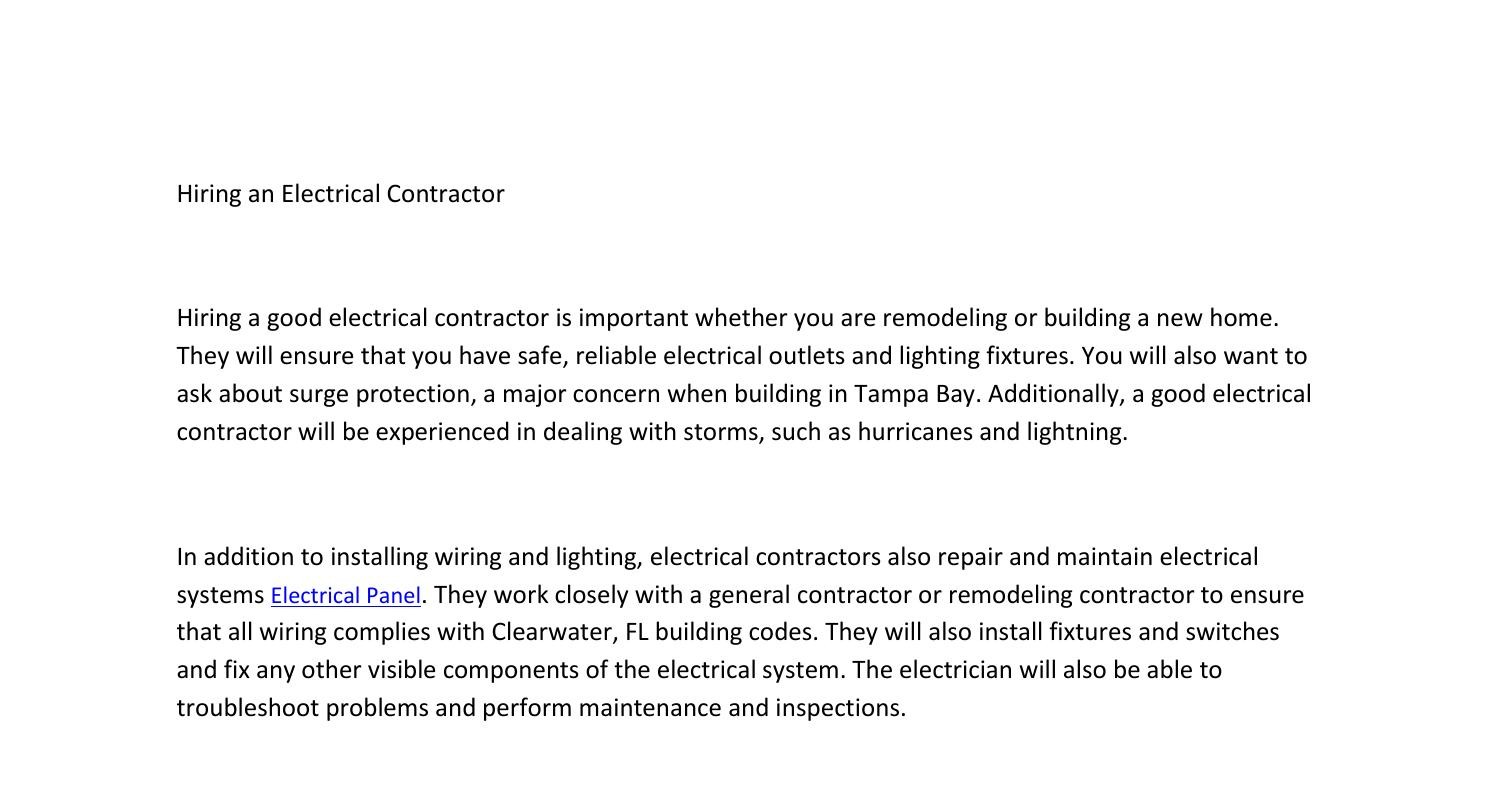 Electrical Panel.docx | DocDroid