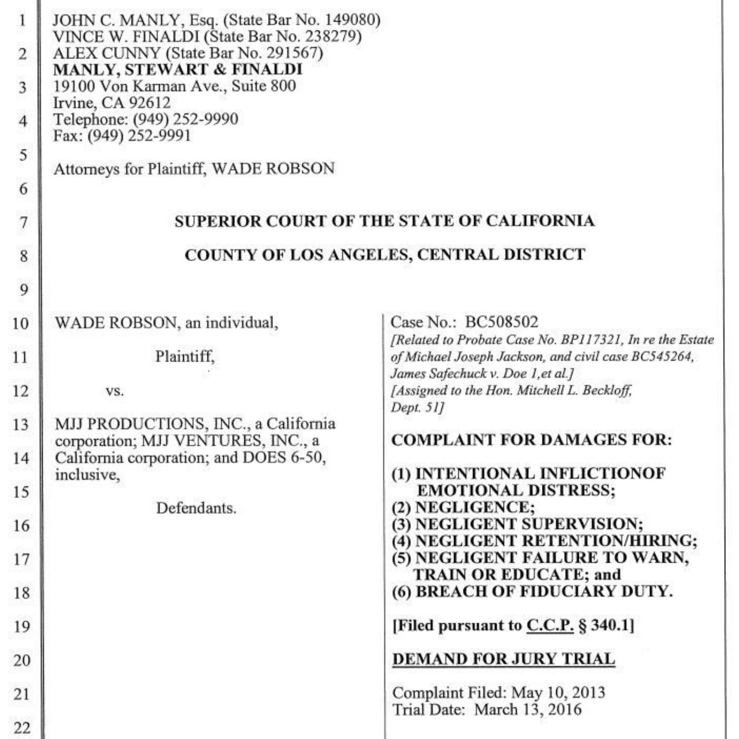 Wade Robson 4th Amended Complaint.pdf | DocDroid