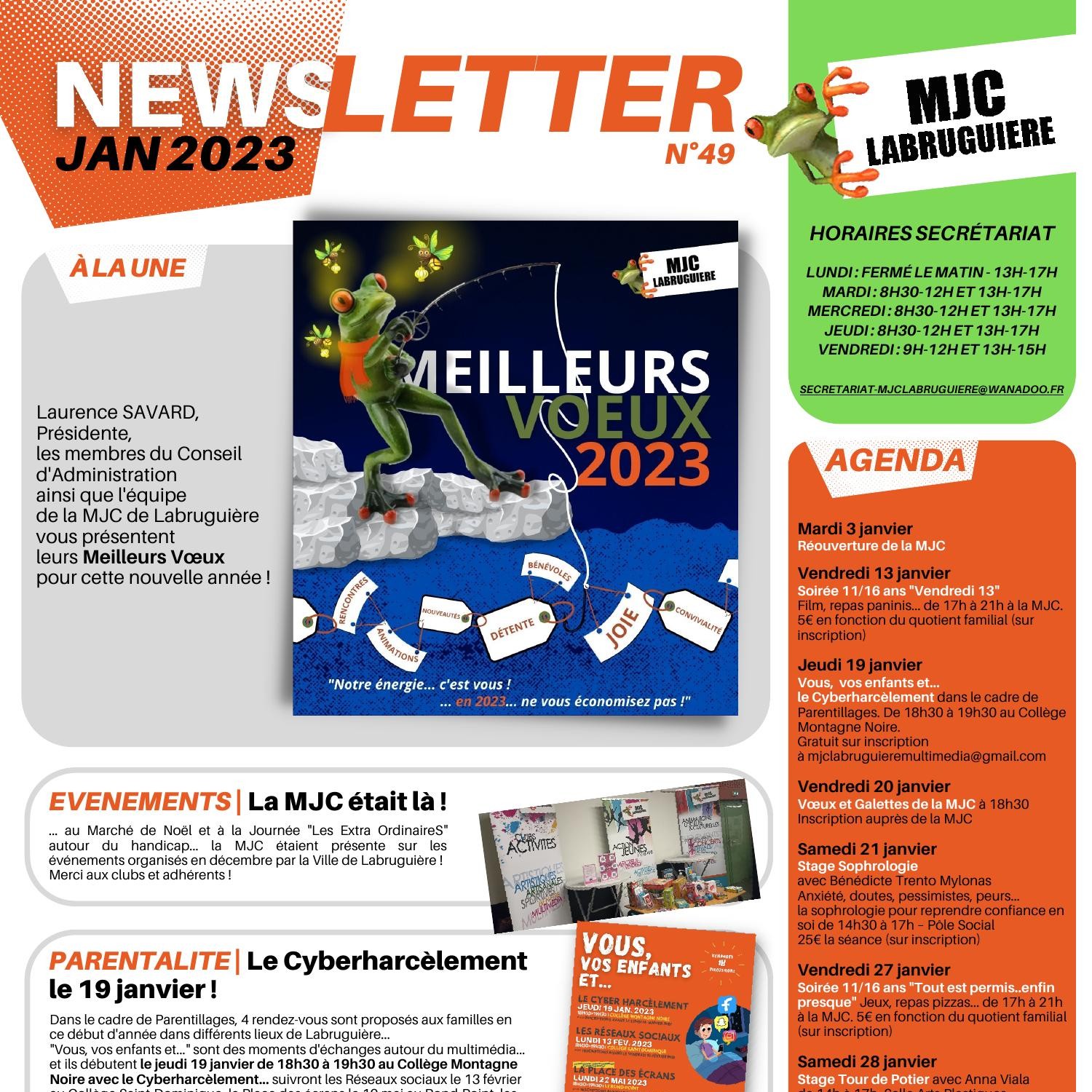 MJC - NEWSLETTER - JANVIER 2023.pdf | DocDroid