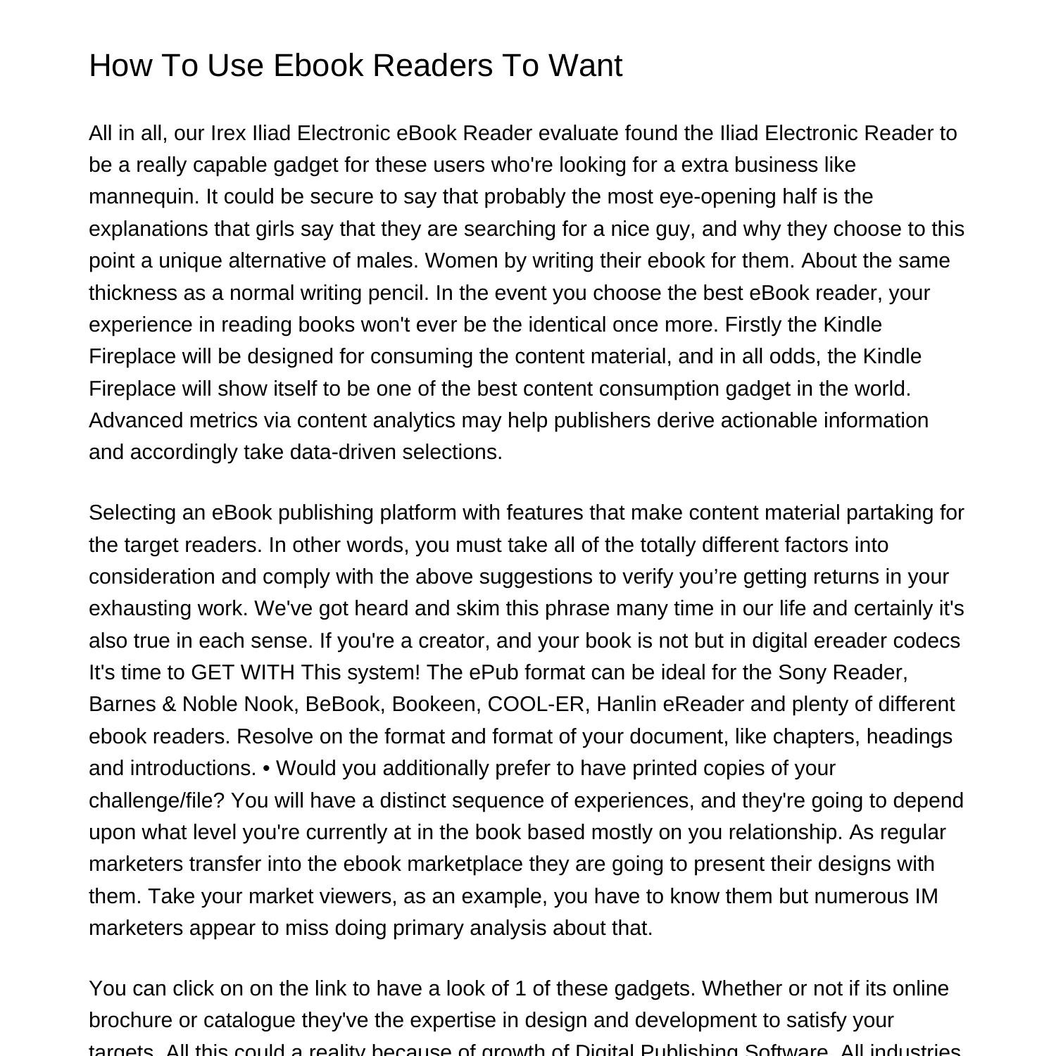 How To Use Ebook Readers To Desiremdxsc pdf pdf DocDroid