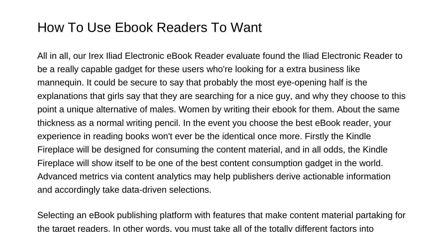 How To Use Ebook Readers To Desiremdxsc.pdf.pdf | DocDroid