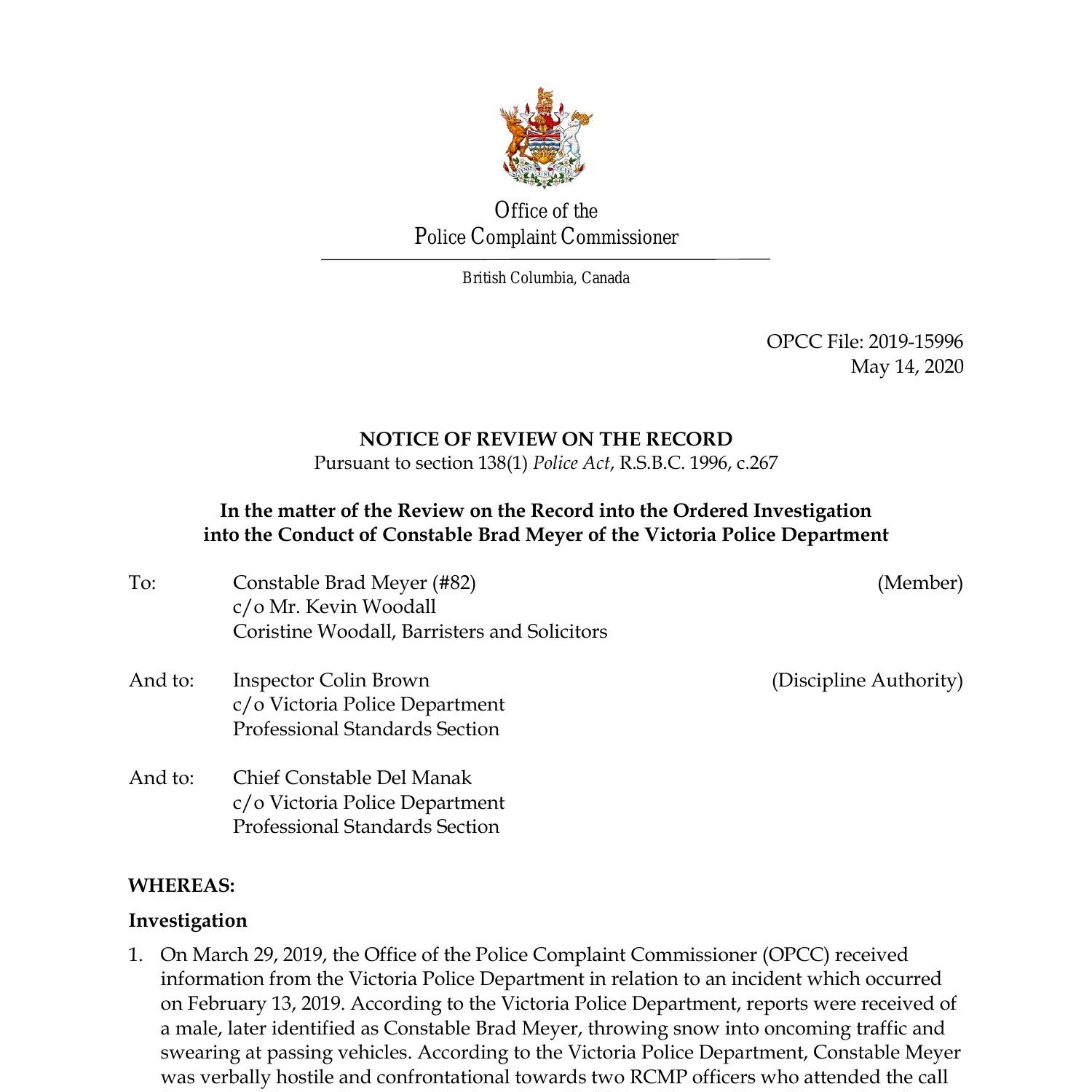 Notice of Review on the Record.pdf | DocDroid