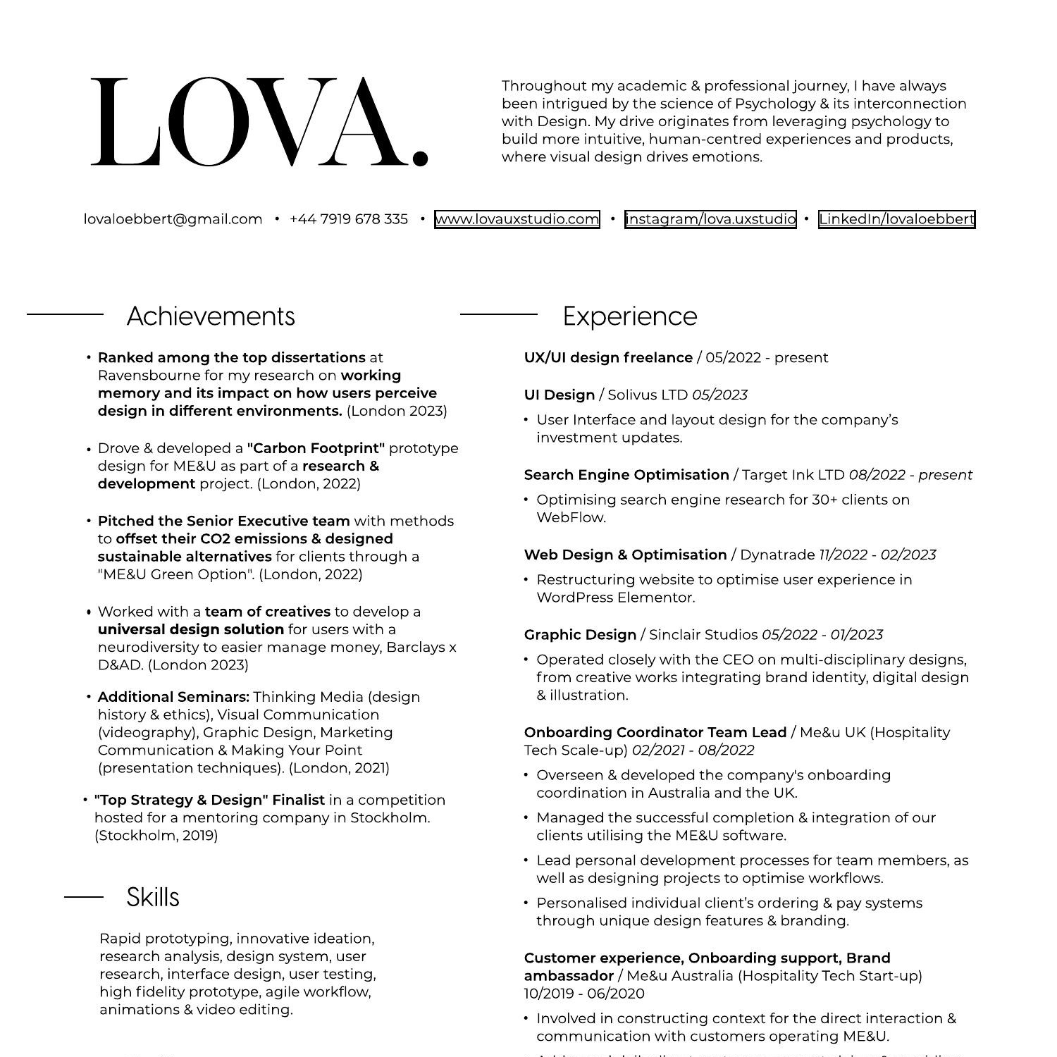 Lova Loebbert - CV.pdf | DocDroid