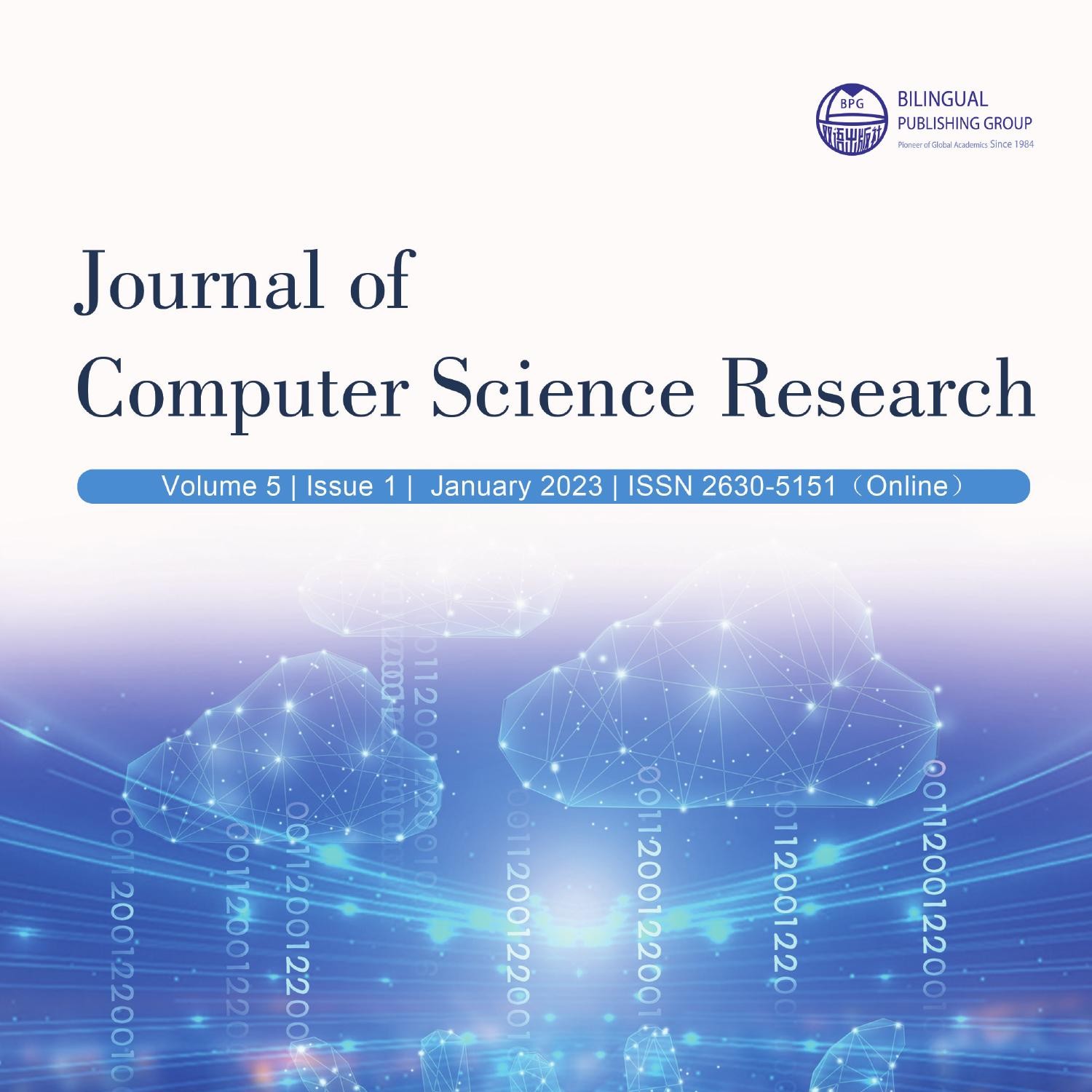 Journal of Computer Science Research | Vol.5, Iss.1 January 2023.pdf ...