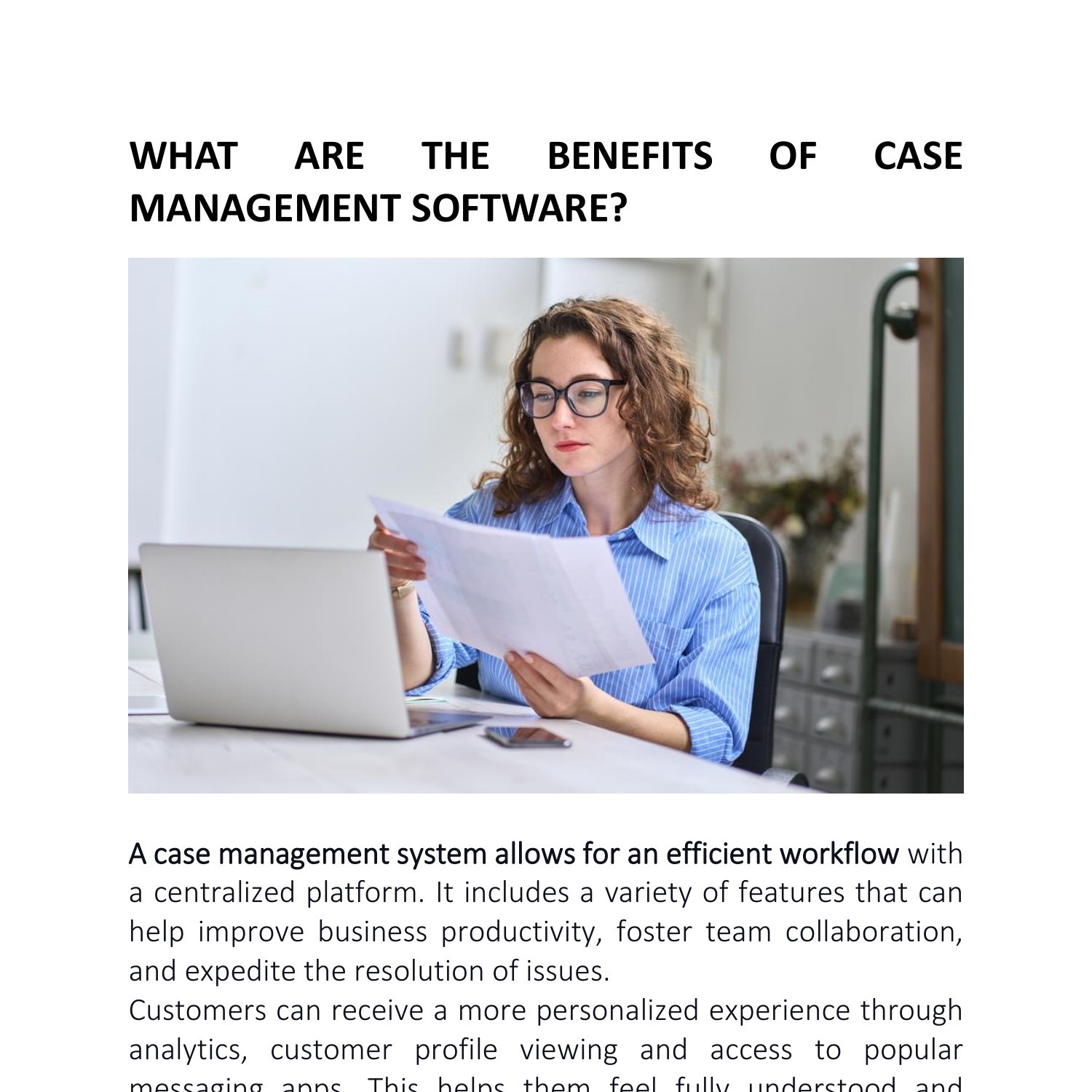 WHAT ARE THE BENEFITS OF CASE MANAGEMENT SOFTWARE.pdf | DocDroid