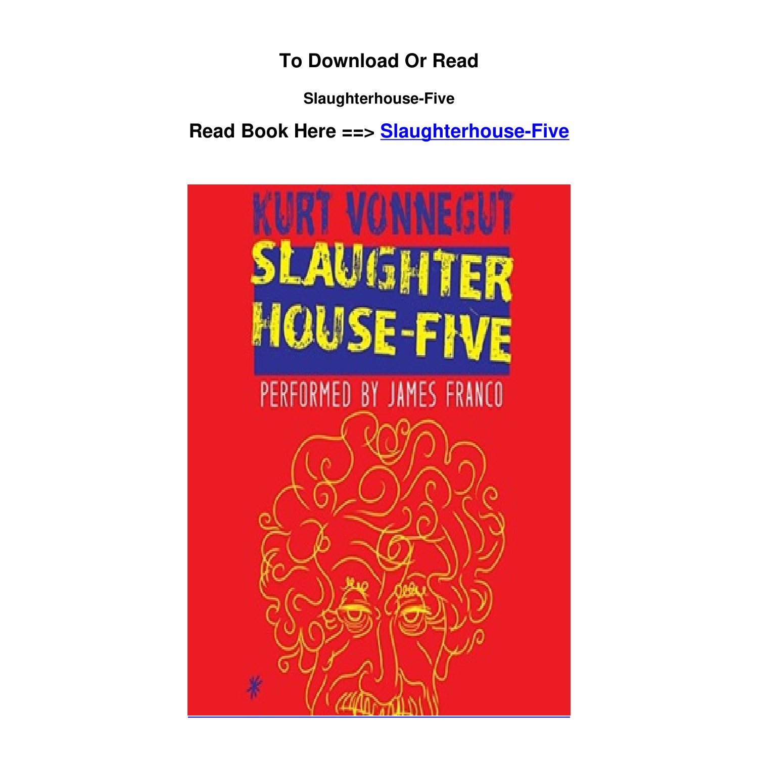 EPUB download Slaughterhouse Five By Kurt Vonnegut Jr .pdf | DocDroid