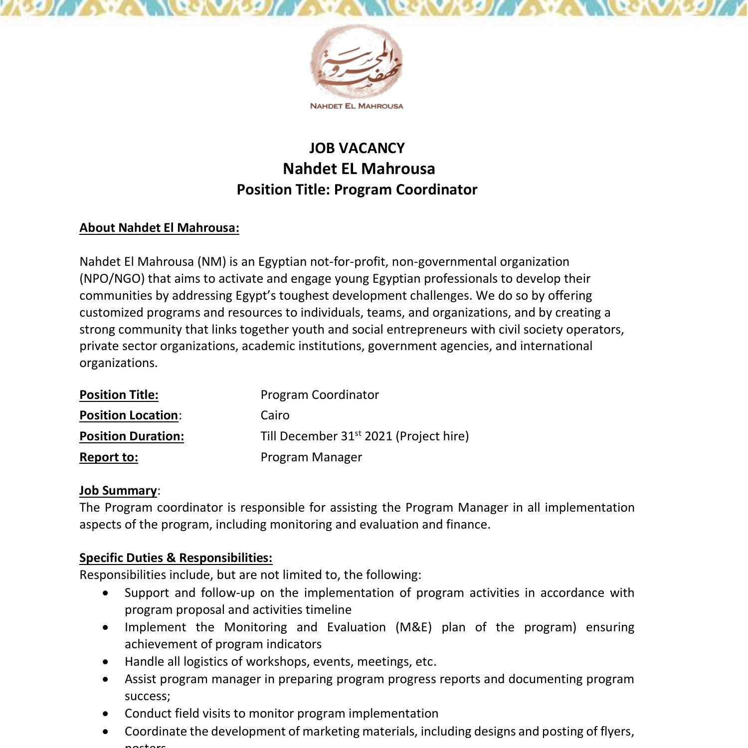 Program Coordinator.pdf | DocDroid