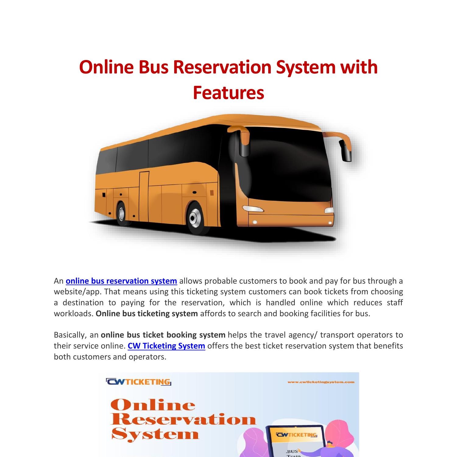 Online Bus Reservation System.pdf | DocDroid