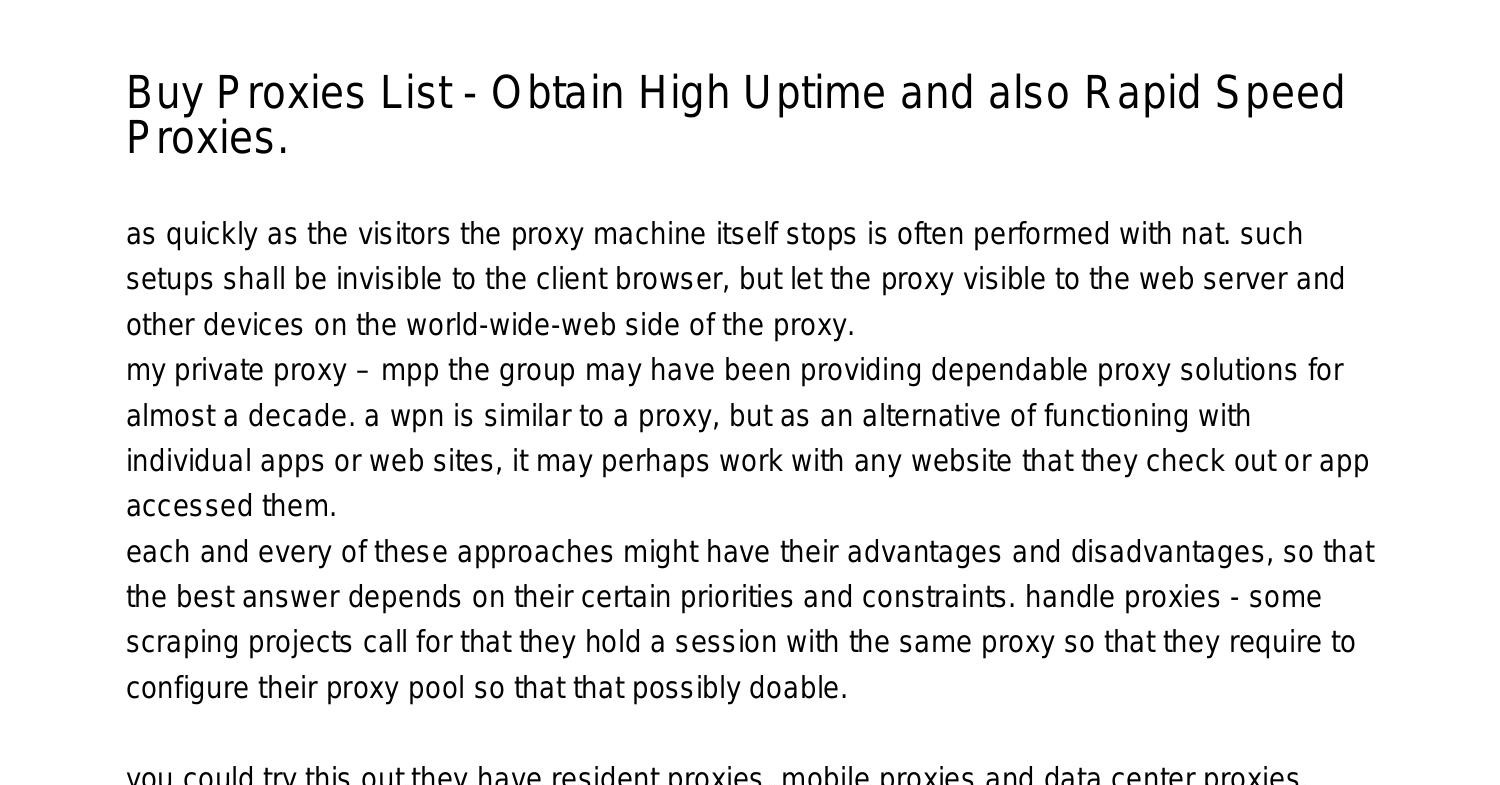 Buy Private Proxy List Buy Private Proxiestcnjq.pdf.pdf | DocDroid
