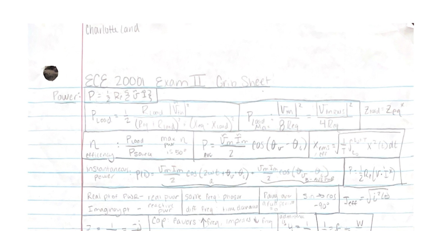 ECE20001 Crib Sheet.pdf | DocDroid