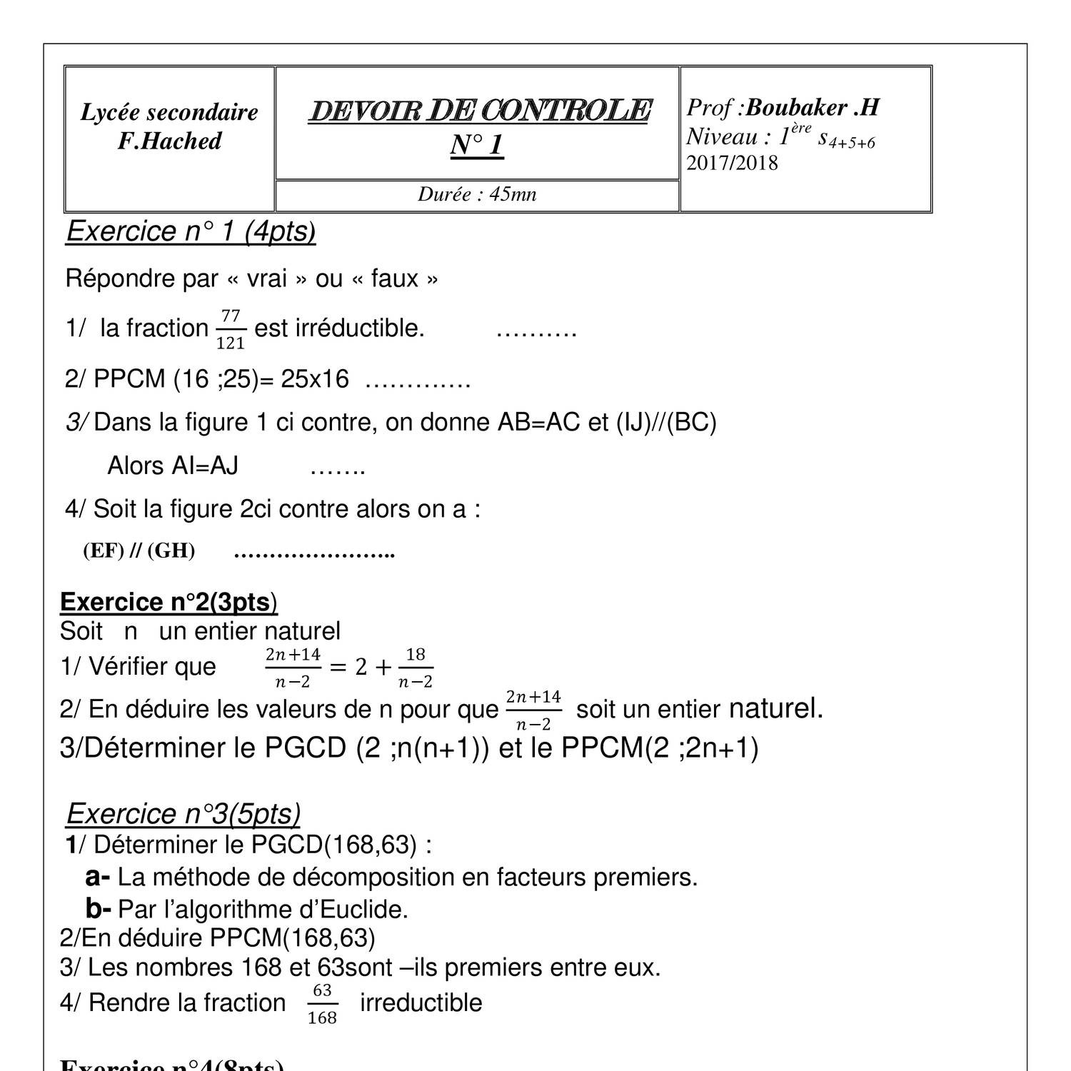 Devoir de Contrôle N°1 - Math - 1ère AS (2017-2018) Mr Boubaker Hassen.pdf | DocDroid