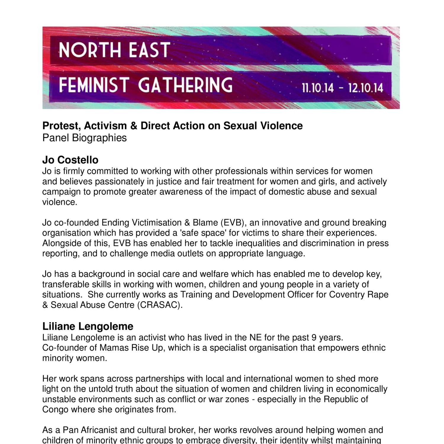 Protest, Activism & Direct Action on Sexual Violence - Plenary.pdf ...