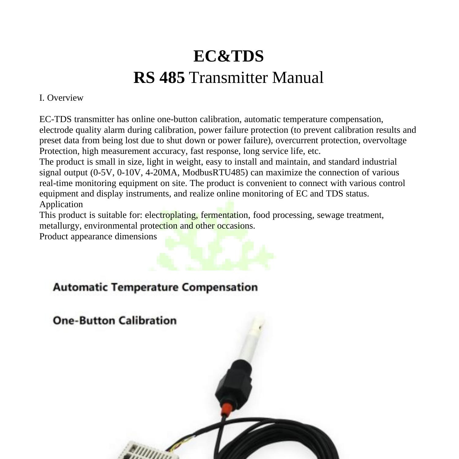 EC-TDS_485 manual.pdf | DocDroid
