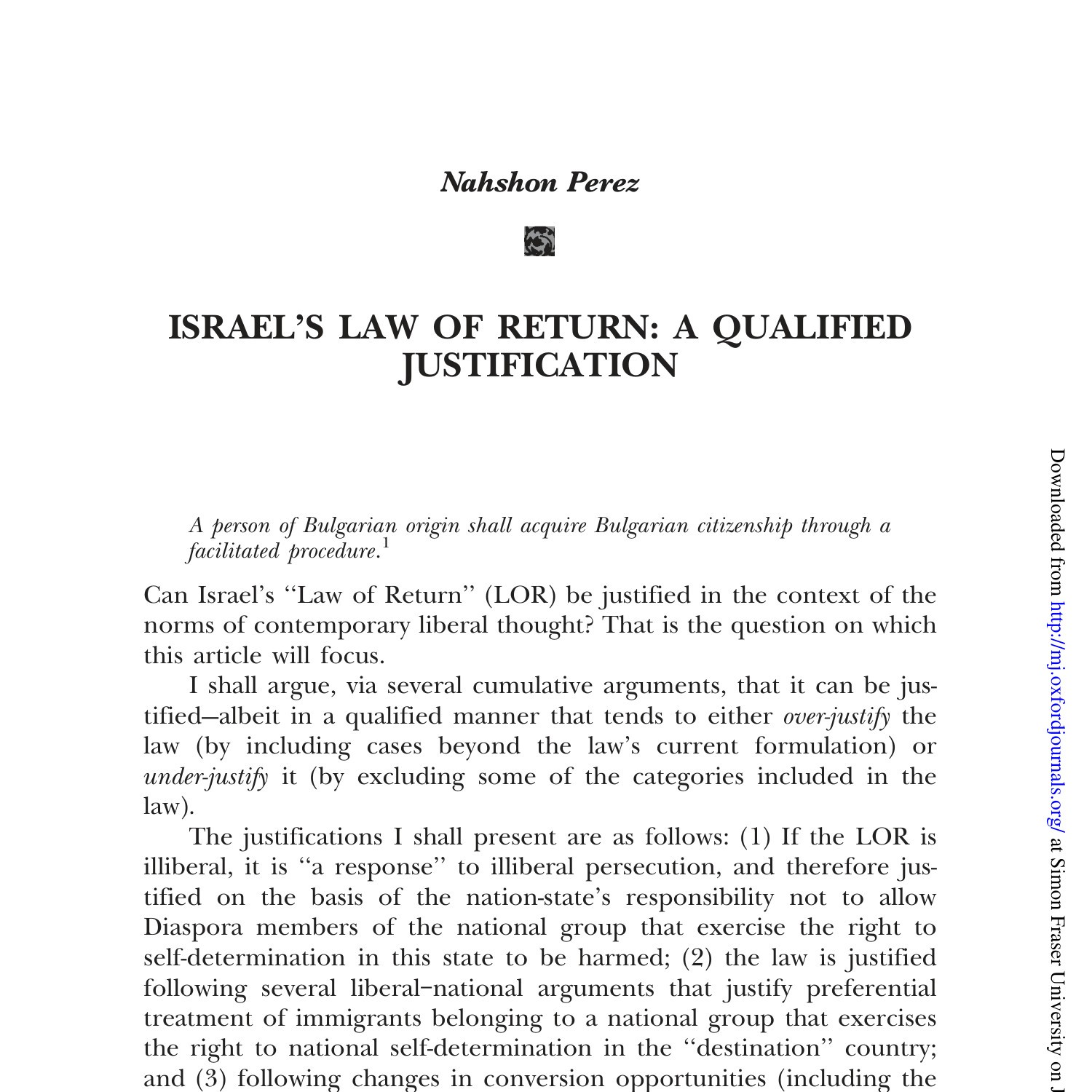 Israel’s Law of Return. A Qualified Justification.pdf | DocDroid