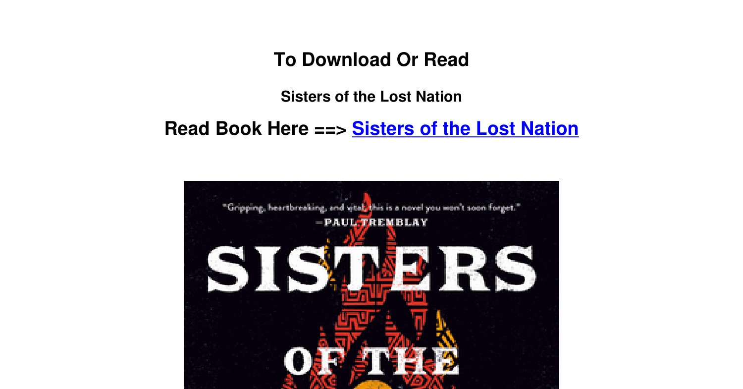 Download ePub Sisters of the Lost Nation BY Nick Medina.pdf | DocDroid
