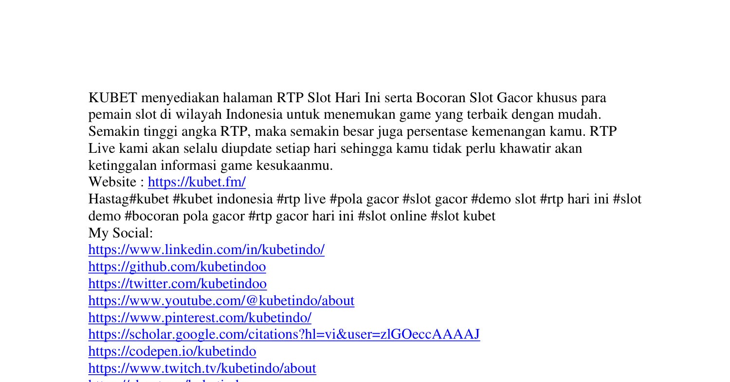 KUBET.docx | DocDroid