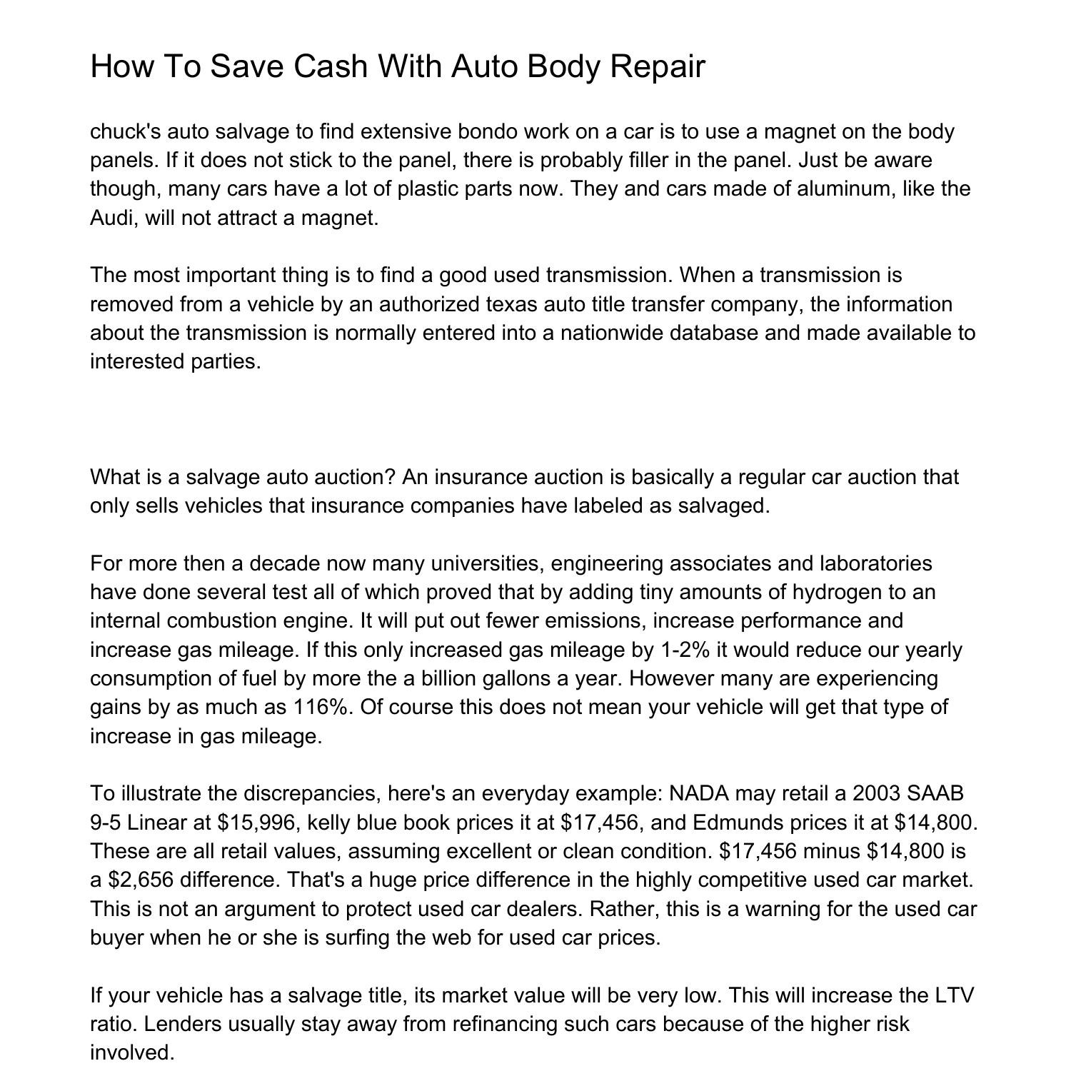 Car Scrap Yards Vs Junk Car Removalyabyn.pdf.pdf | DocDroid