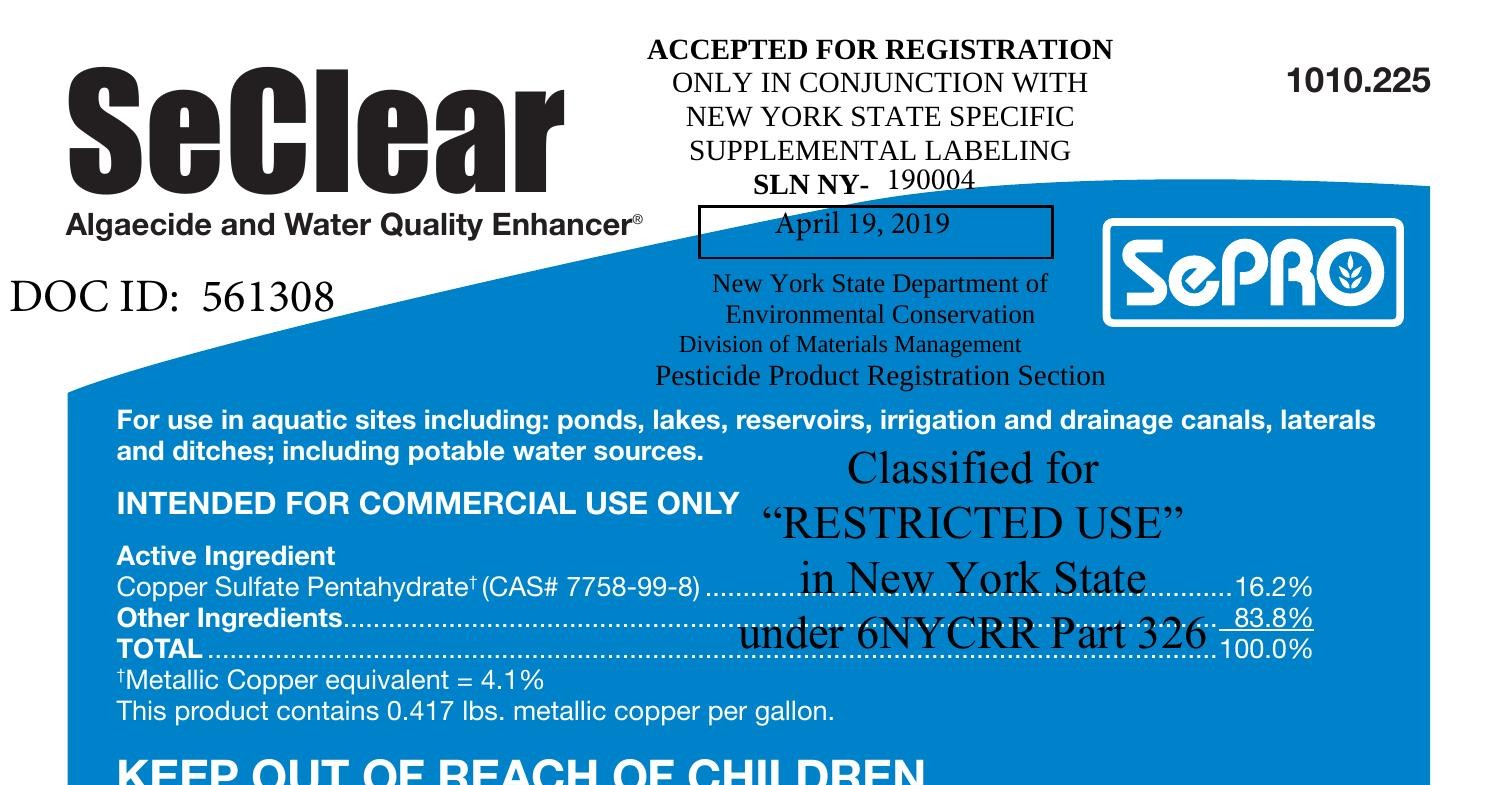 SeClear Primary Label April 19, 2019.pdf | DocDroid