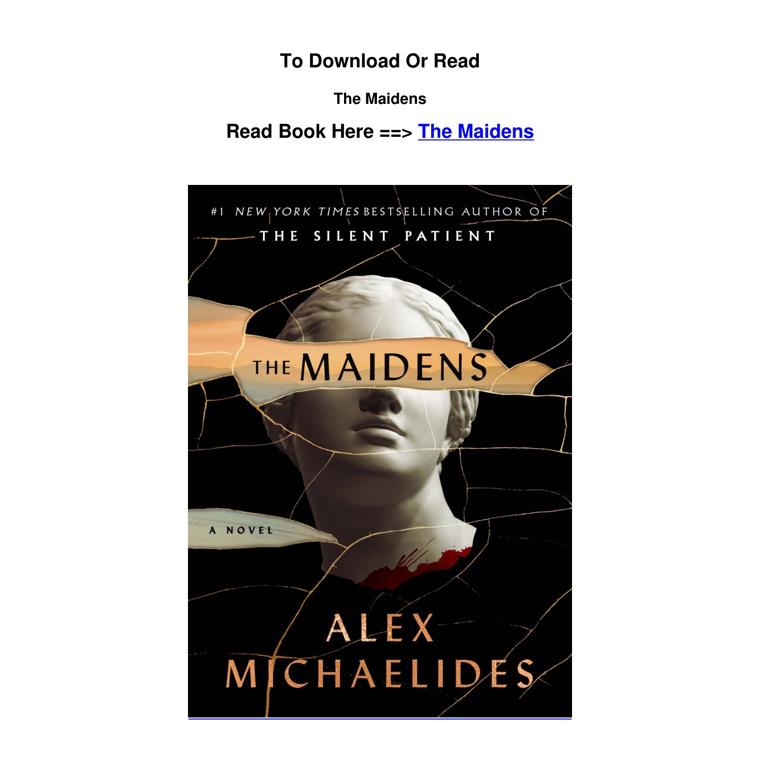 DOWNLOAD Pdf The Maidens By Alex Michaelides.pdf | DocDroid