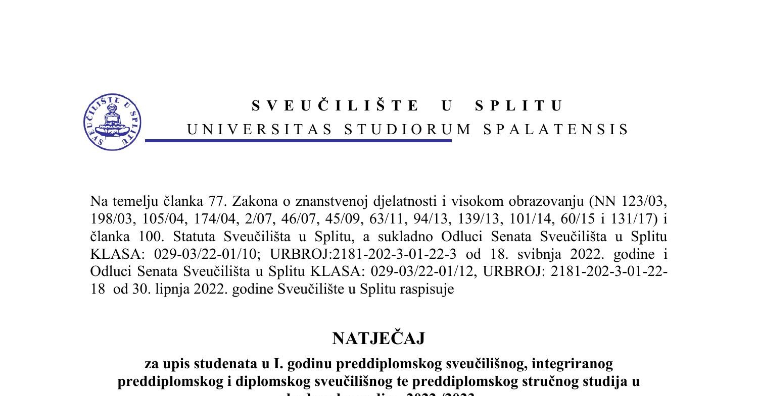 Natječaj za upis u preddiplomske_integr sveuč_str studije 2022_2023.pdf | DocDroid