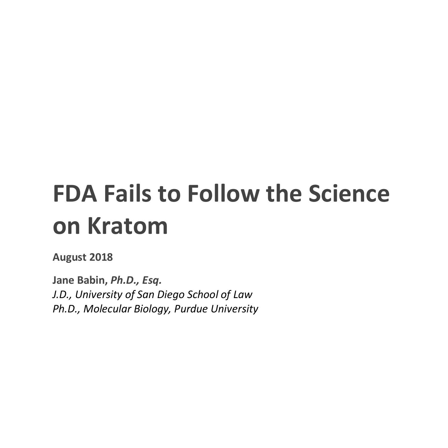 10_FDA_Fails_to_Follow_the_Science_-_Babin_-_August_2018.pdf | DocDroid