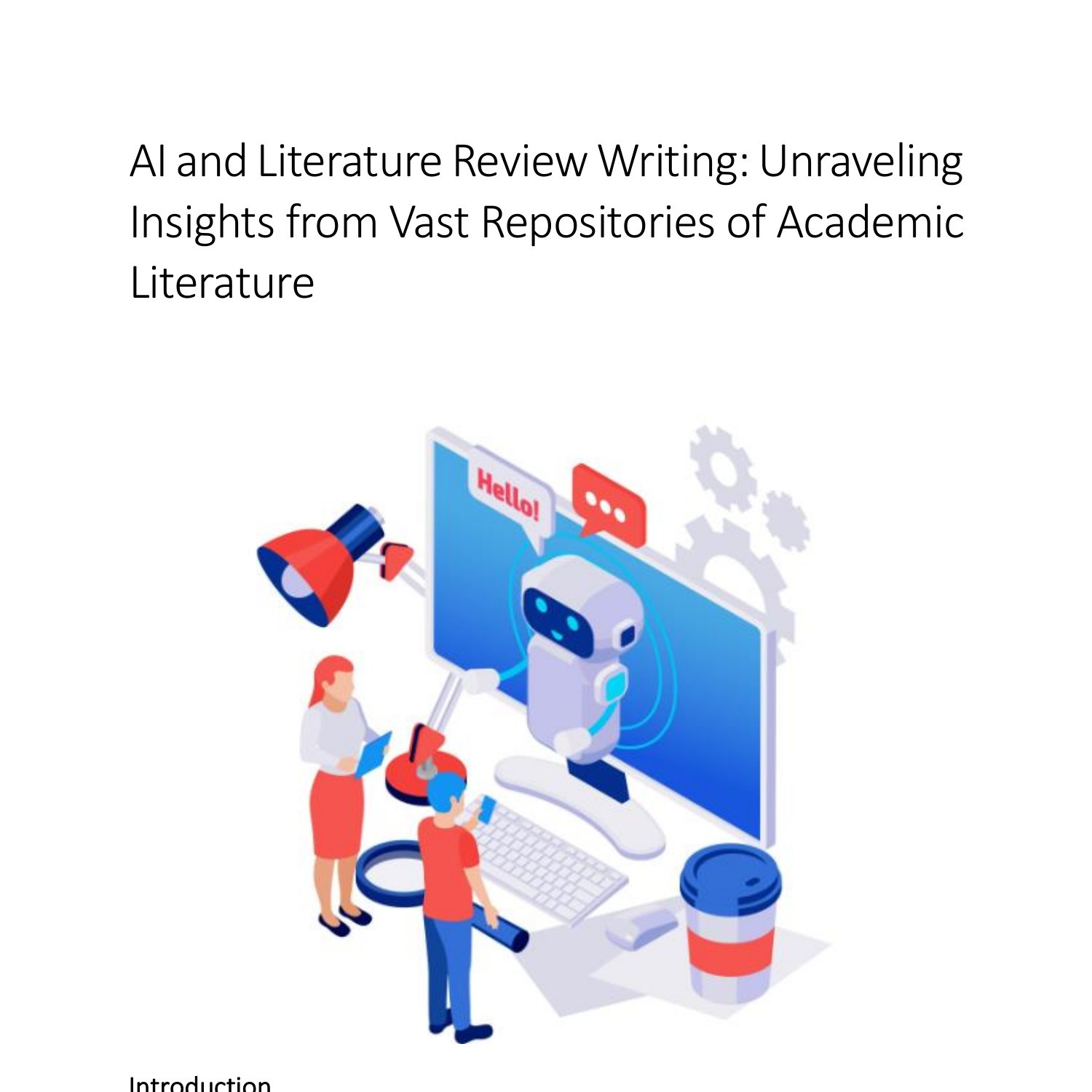 AI and Literature Review Writing Unraveling Insights from Vast ...