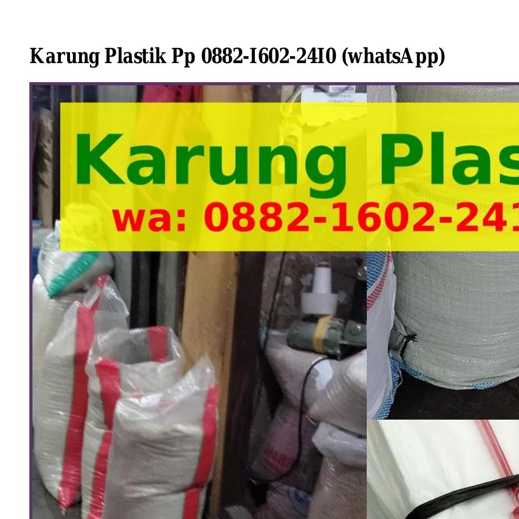 Karung Plastik Pp.pdf | DocDroid