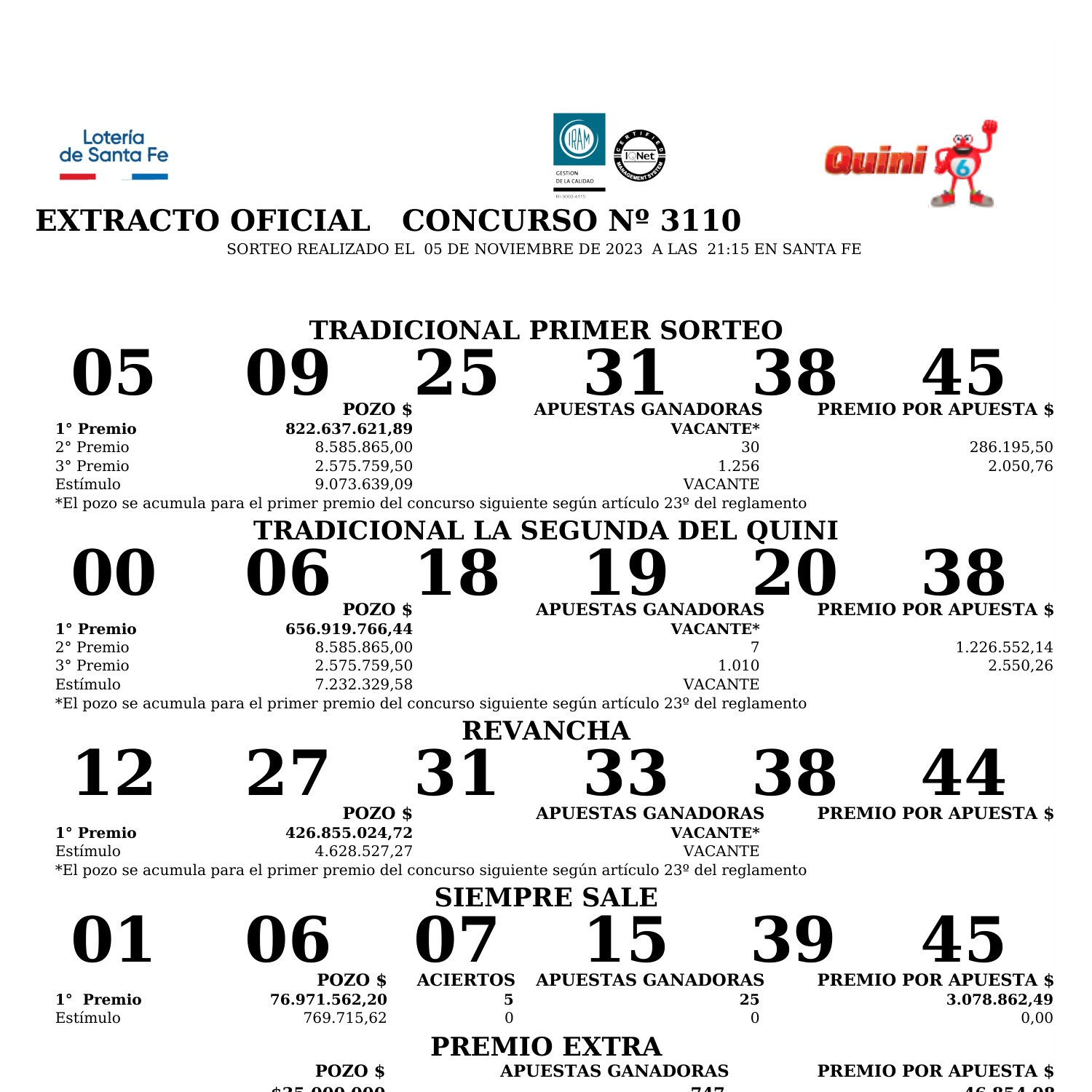 quini 6 5 de noviembre.pdf | DocDroid