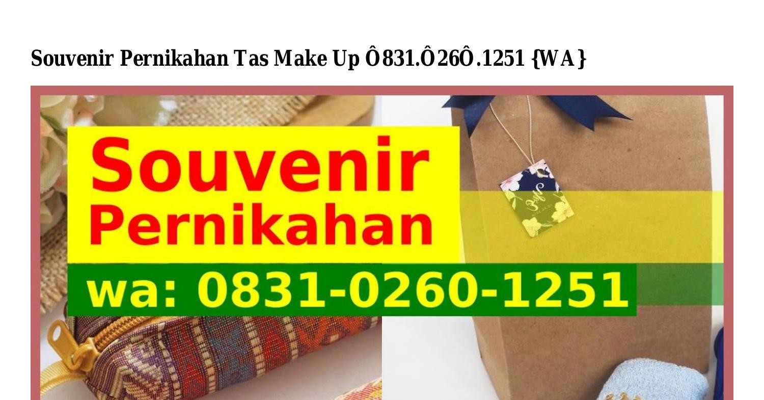 Souvenir Pernikahan Tas Make Up.pdf | DocDroid