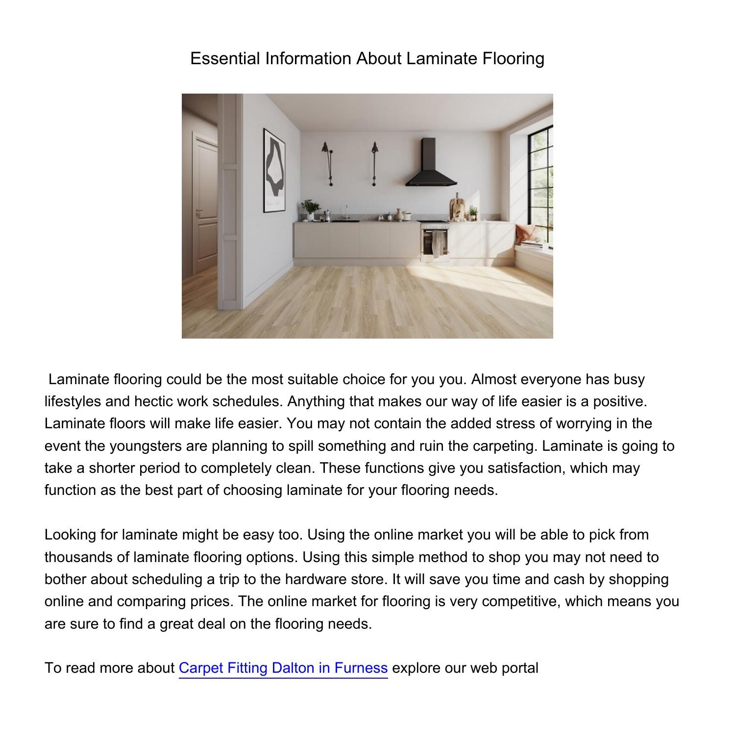 EssentialInformationAboutLaminateFlooring776.pdf | DocDroid