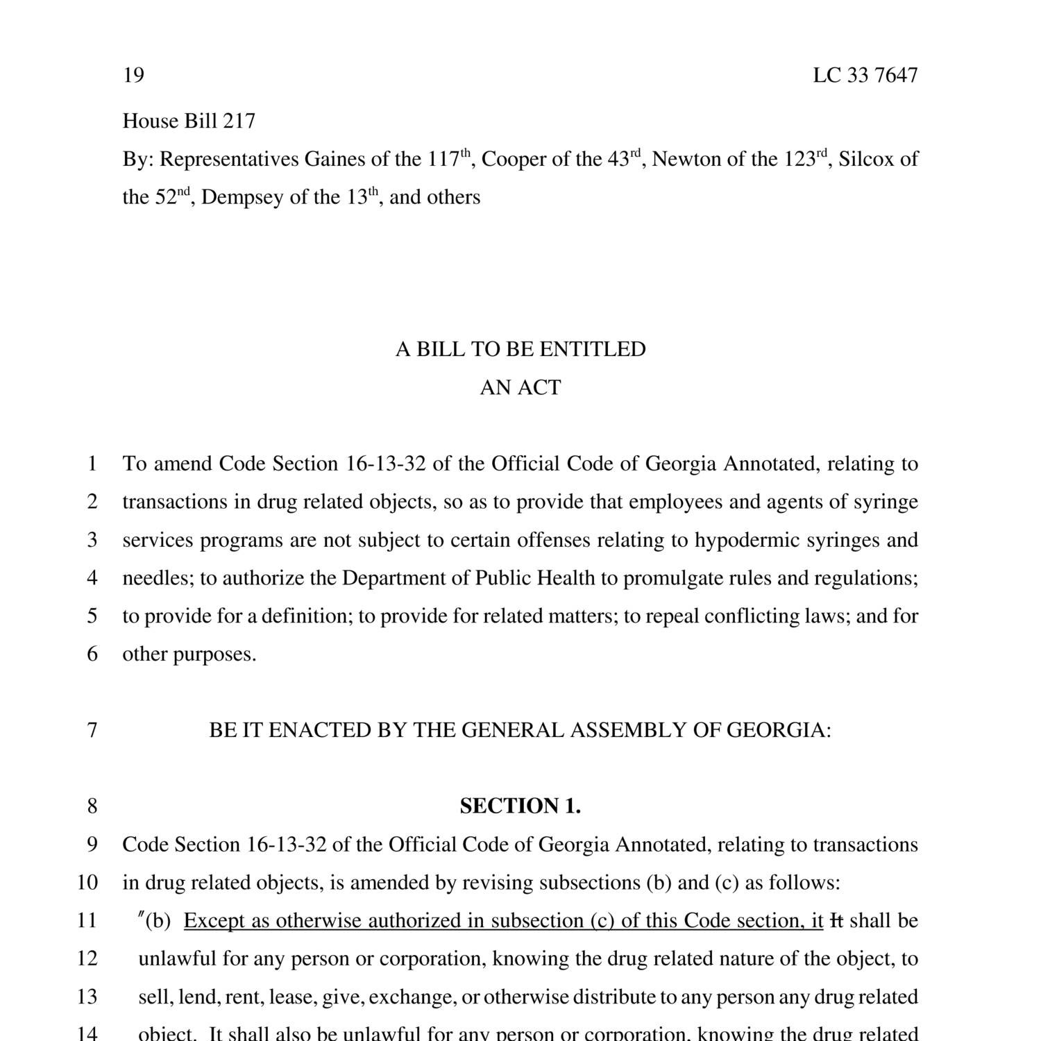 HB 217.pdf | DocDroid