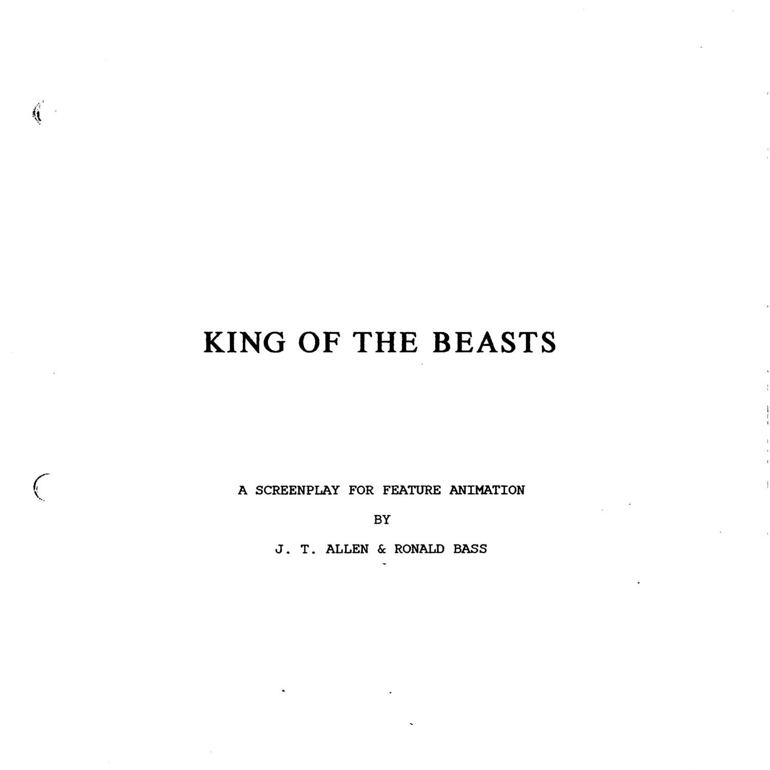 The Lion King_JT Allen & Ron Bass_original movie script_5-23-90.pdf ...
