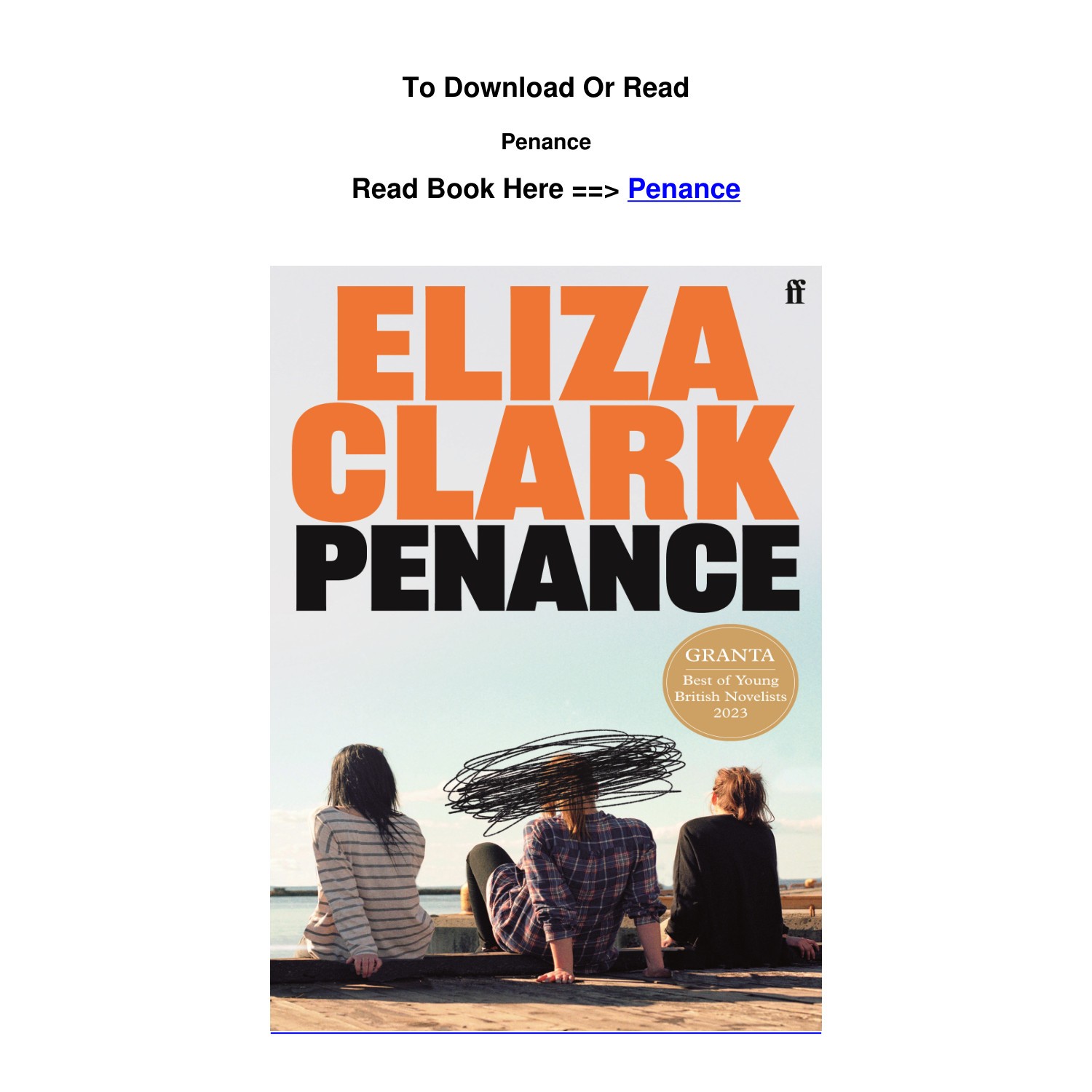 PDF DOWNLOAD Penance by Eliza Clark.pdf | DocDroid