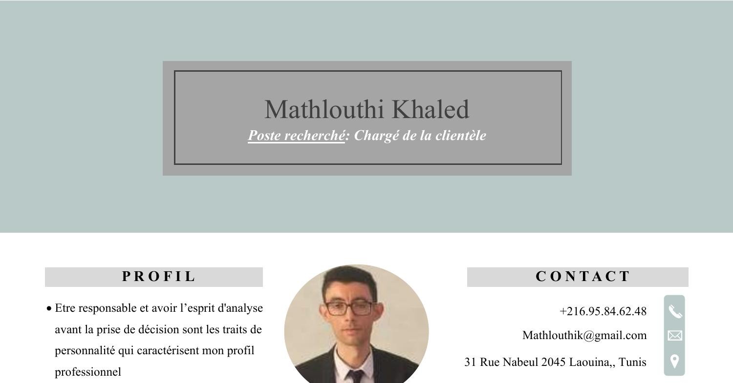 CV Chargé de la clientéle.docx | DocDroid