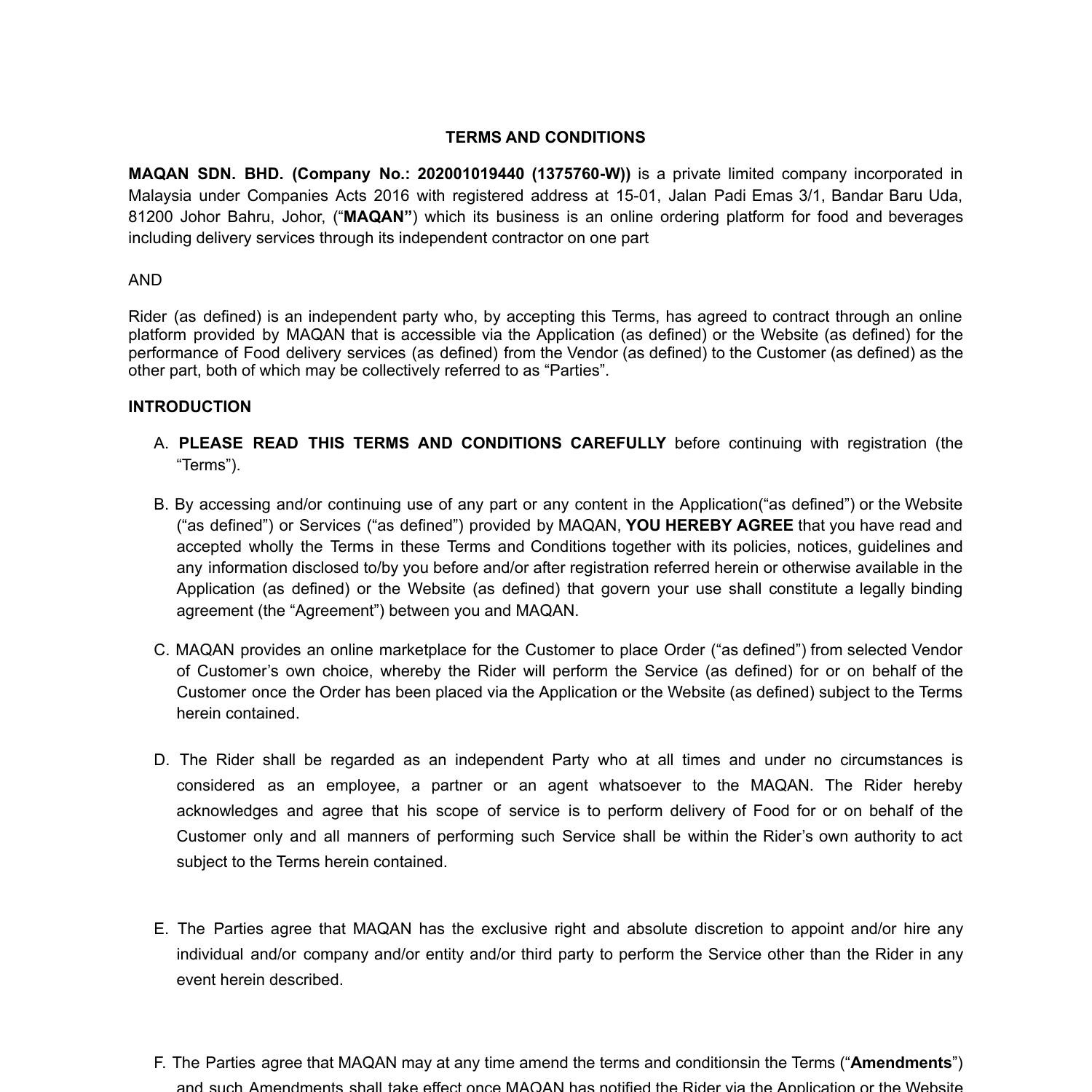 T&CRider(17_1_2023).pdf | DocDroid