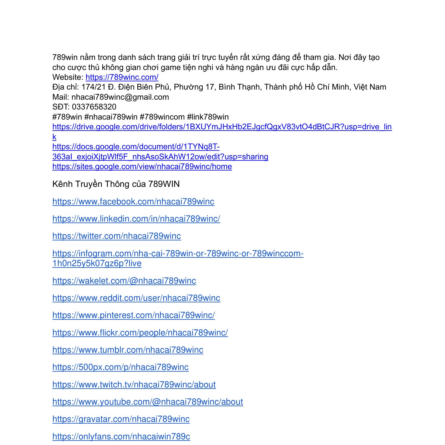 NHÀ CÁI 789WIN 789WINC 789WINC.COM.docx | DocDroid