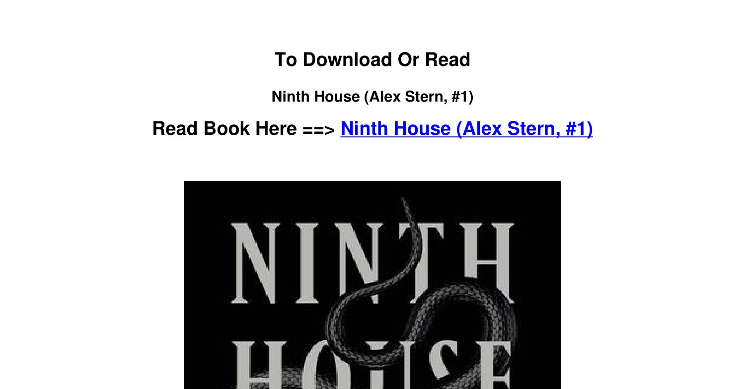 EPub DOWNLOAD Ninth House Alex Stern 1 By Leigh Bardugo.pdf | DocDroid