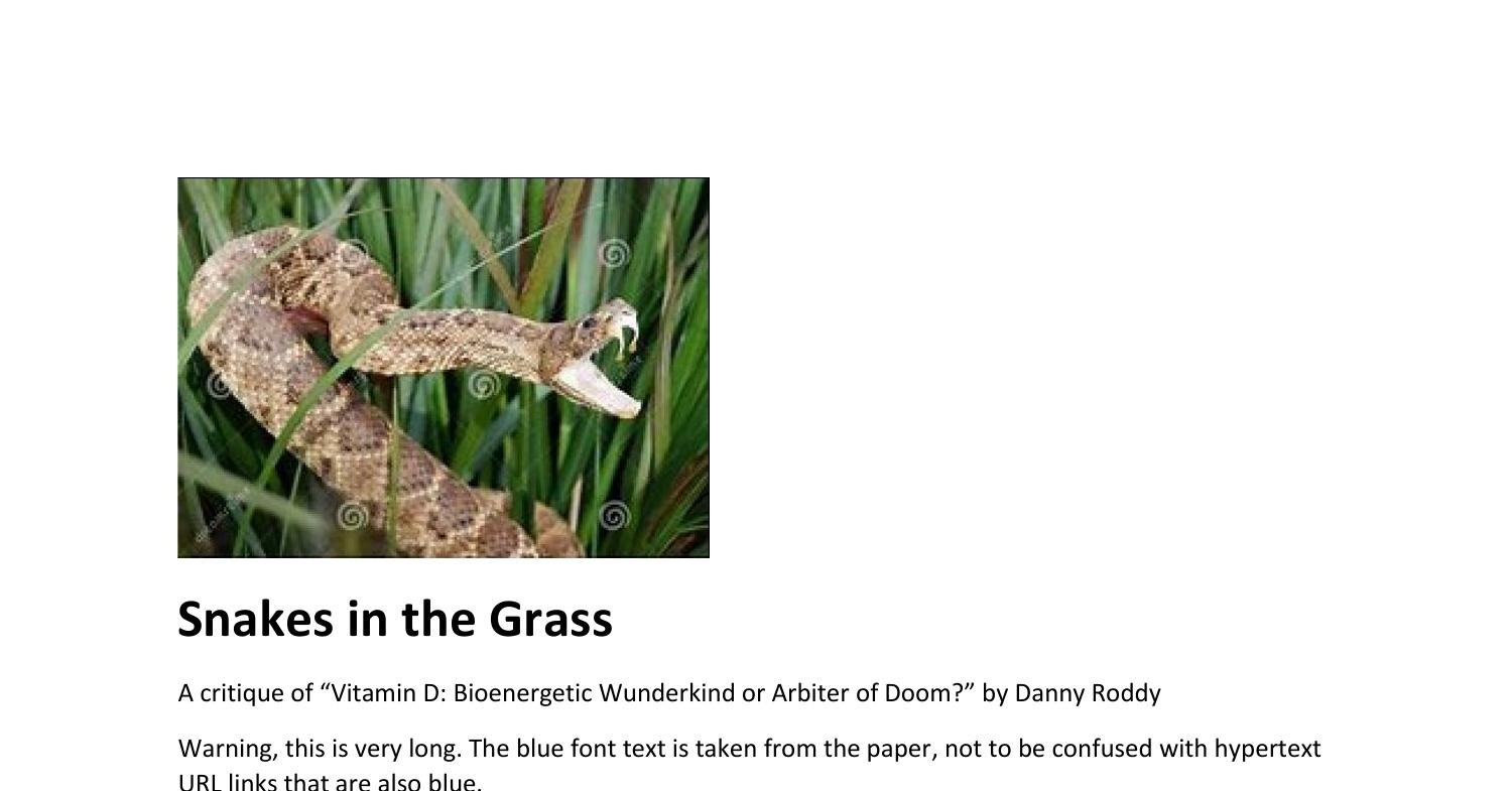 Snakes in the Grass.docx | DocDroid