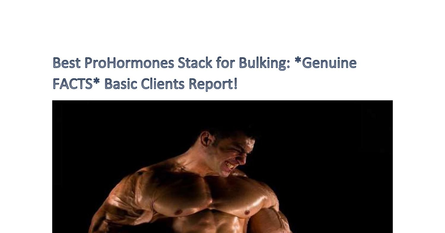 Best ProHormones Stack for Bulking Formula.pdf | DocDroid