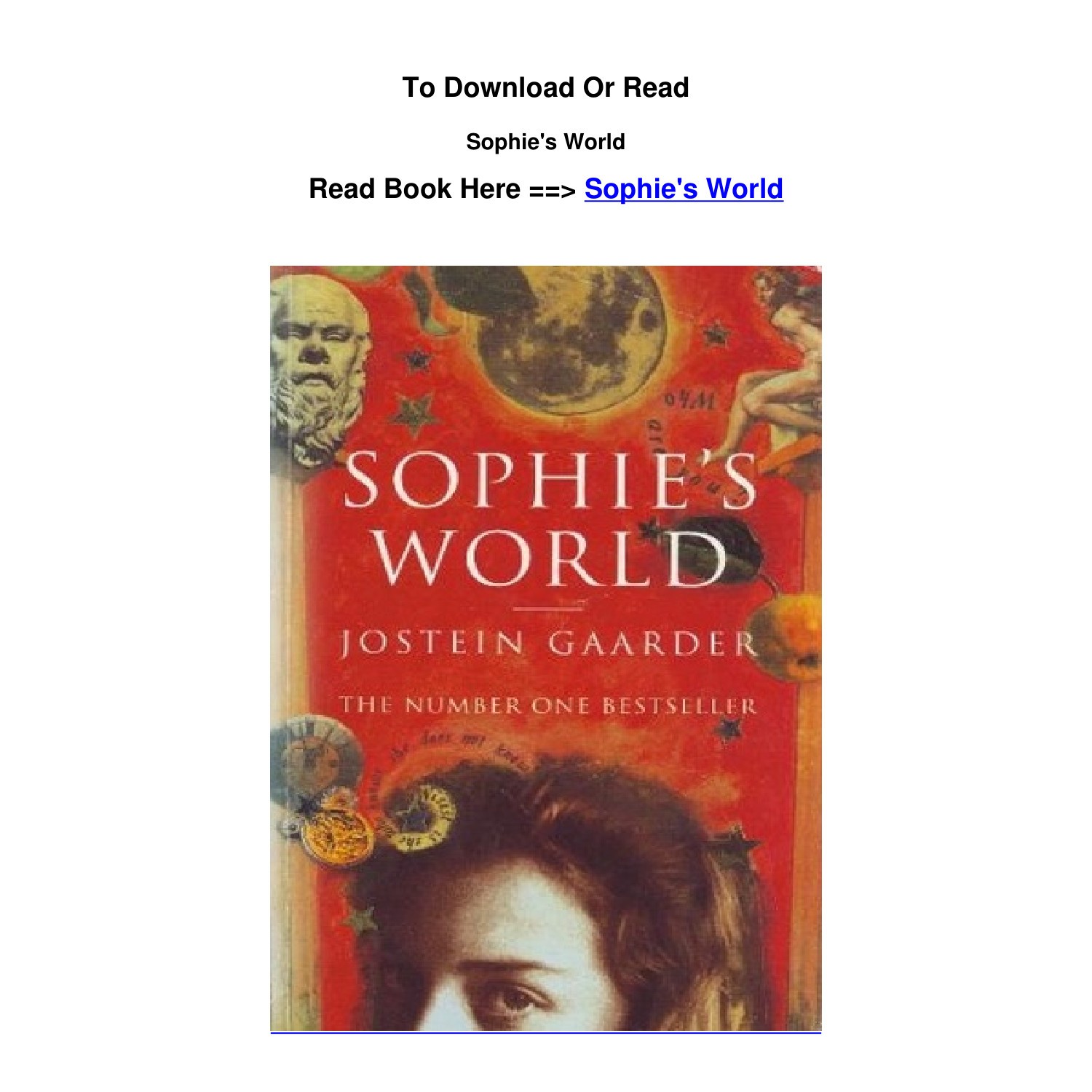 Download Epub Sophie S World By Jostein Gaarder Pdf Docdroid