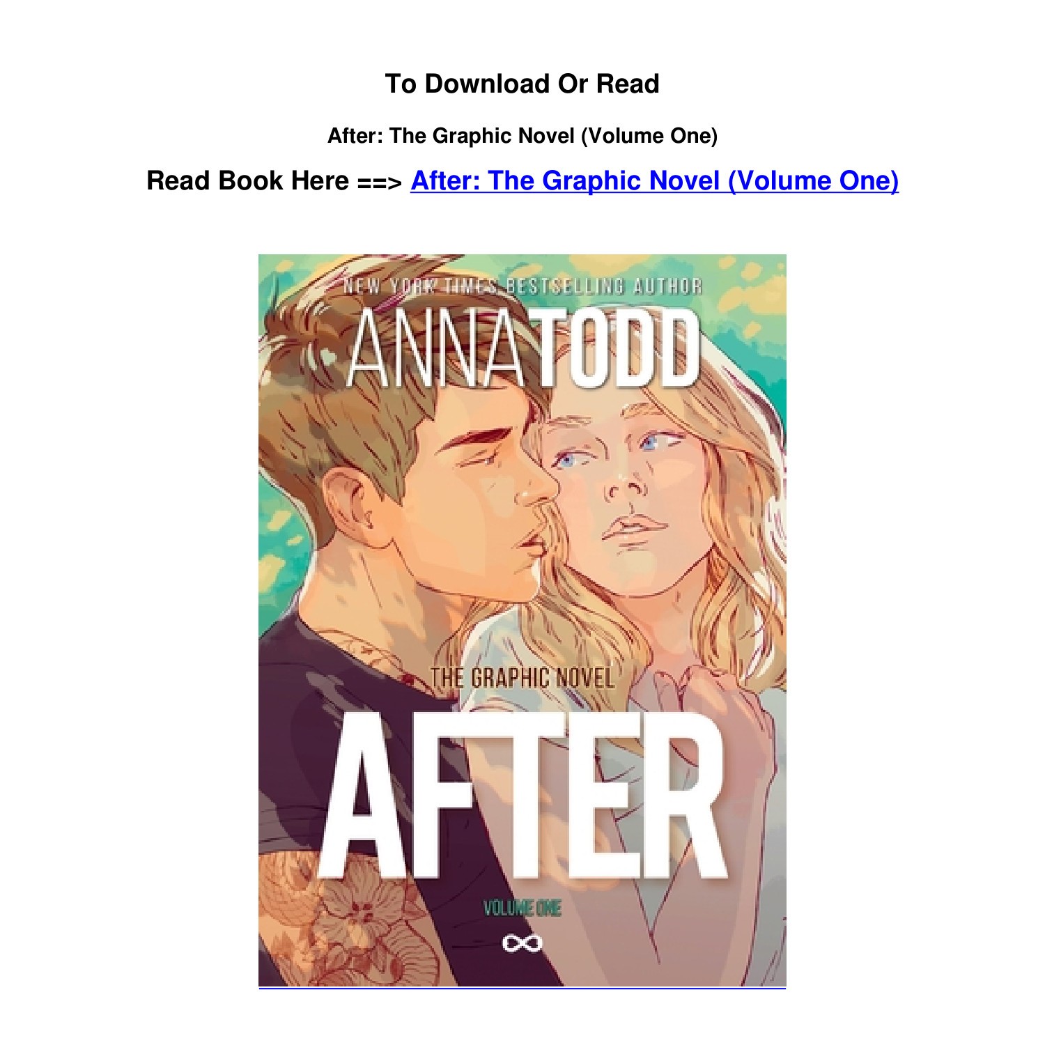 DOWNLOAD EPUB After The Graphic Novel Volume One BY Anna Todd.pdf ...
