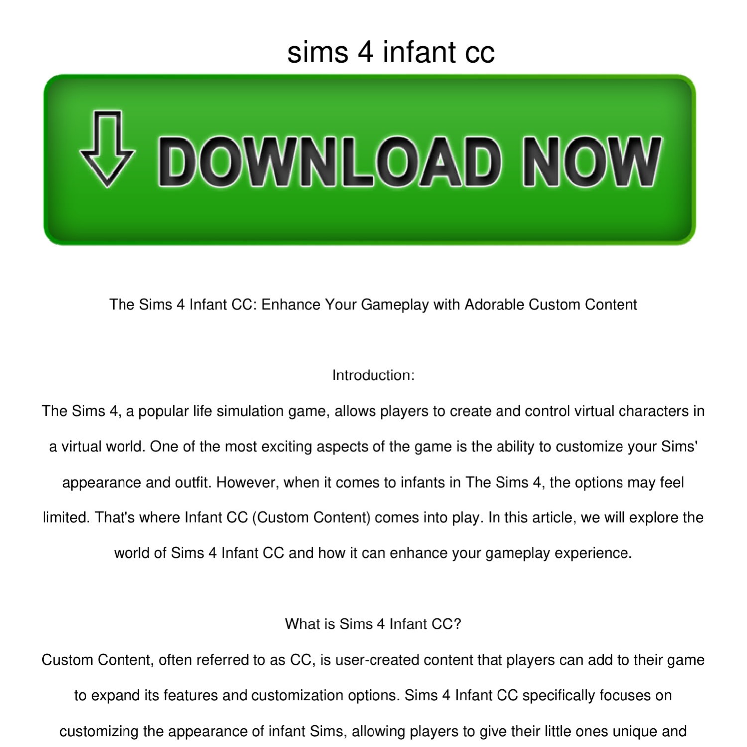 sims-4-infant-cc.pdf | DocDroid
