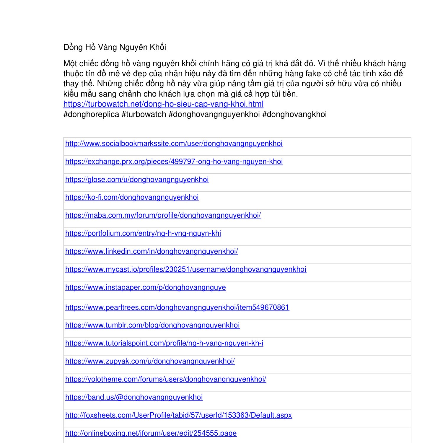 Đồng Hồ Vàng Nguyên Khối.docx | DocDroid