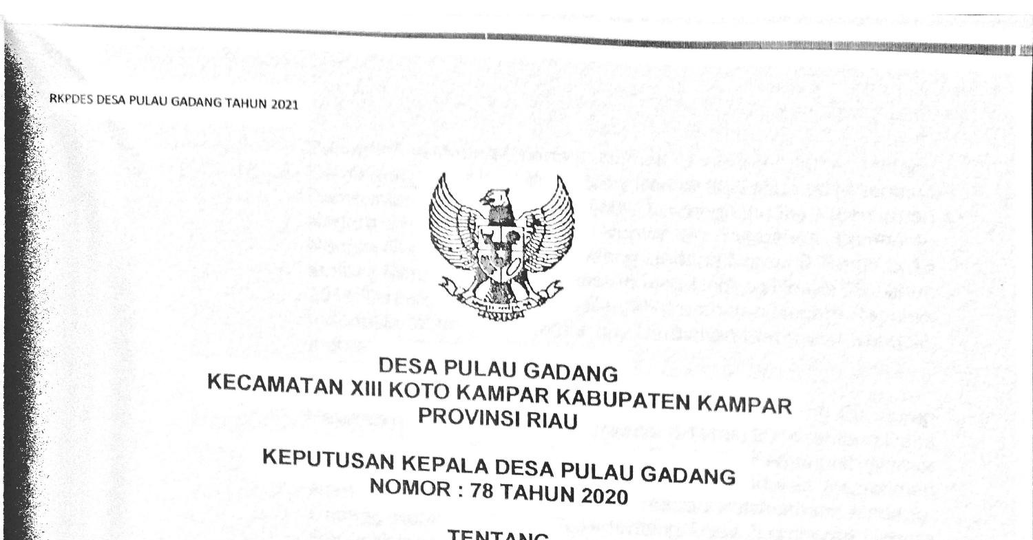 SK TIM PENYUSUN RKPDES TAHUN 2021.pdf | DocDroid
