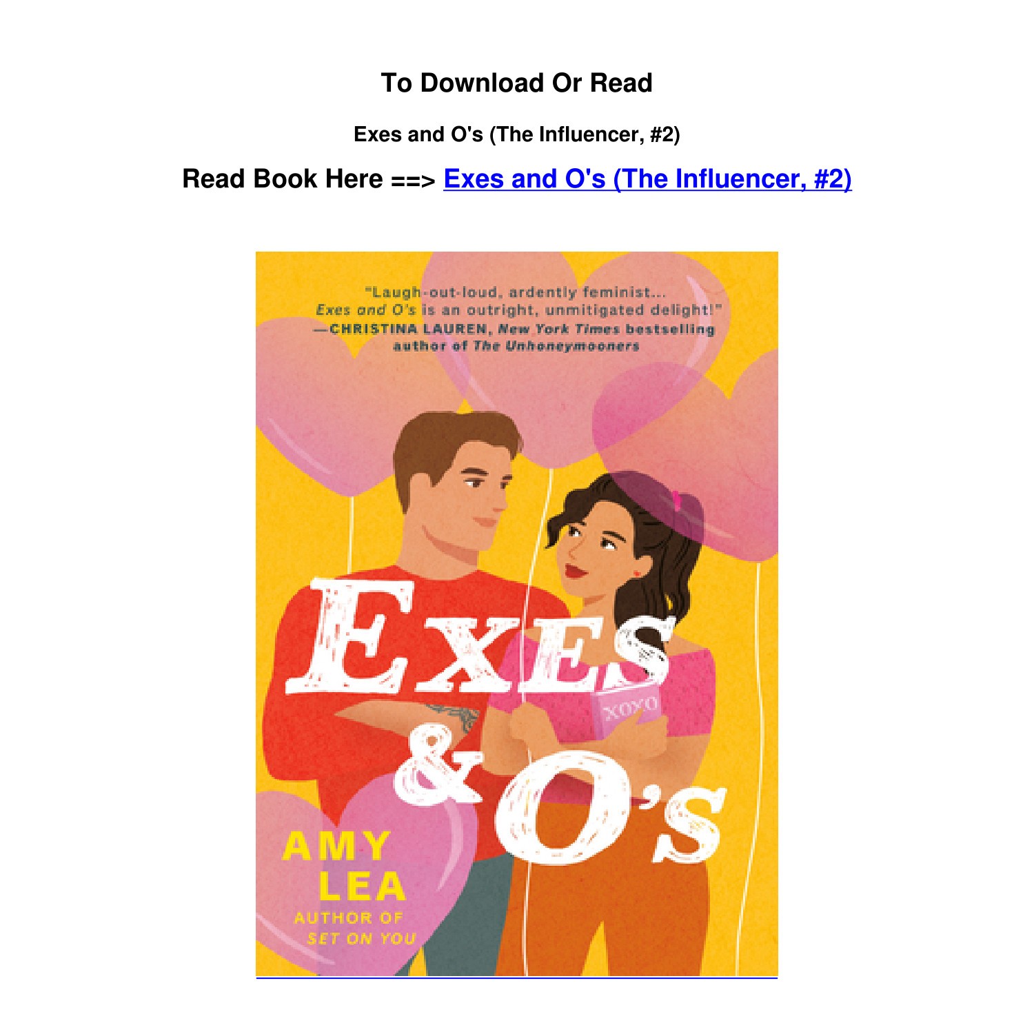 download PDF Exes and O s The Influencer 2 BY Amy Lea.pdf | DocDroid