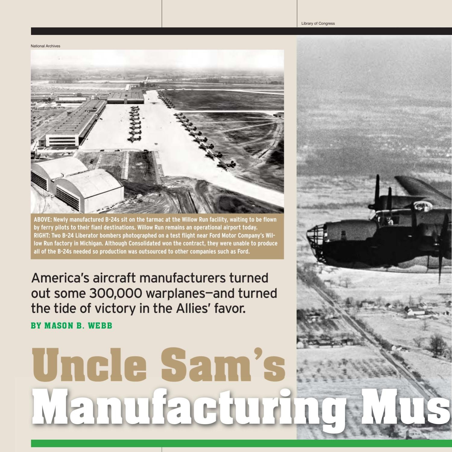 uncle´s sam Manufacturing muscle ensuring victory Quarterly 2020-Spring ...