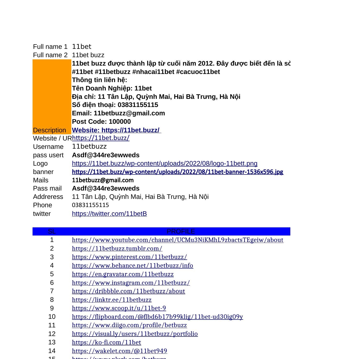 11bet buzz.ods | DocDroid