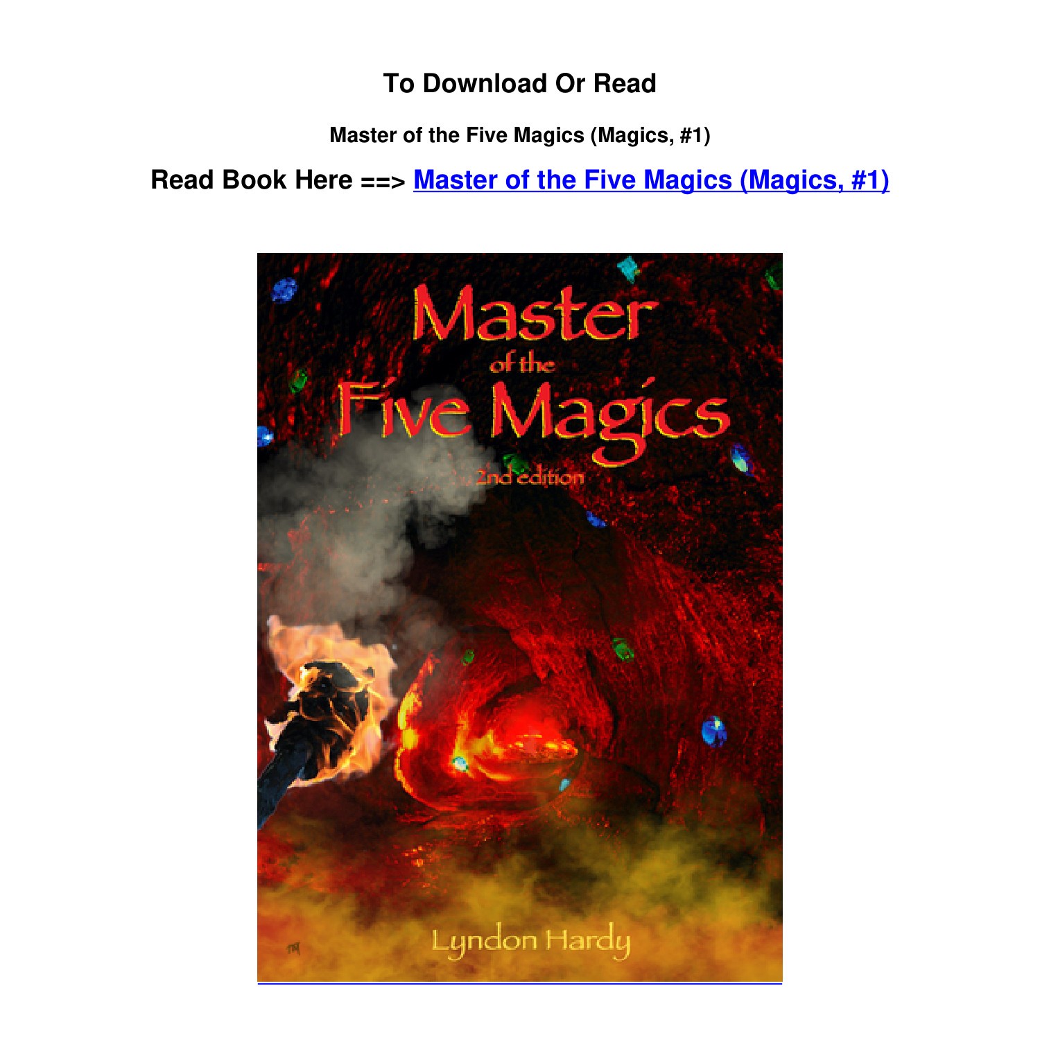 Pdf DOWNLOAD Master of the Five Magics Magics 1 BY Lyndon Hardy.pdf | DocDroid